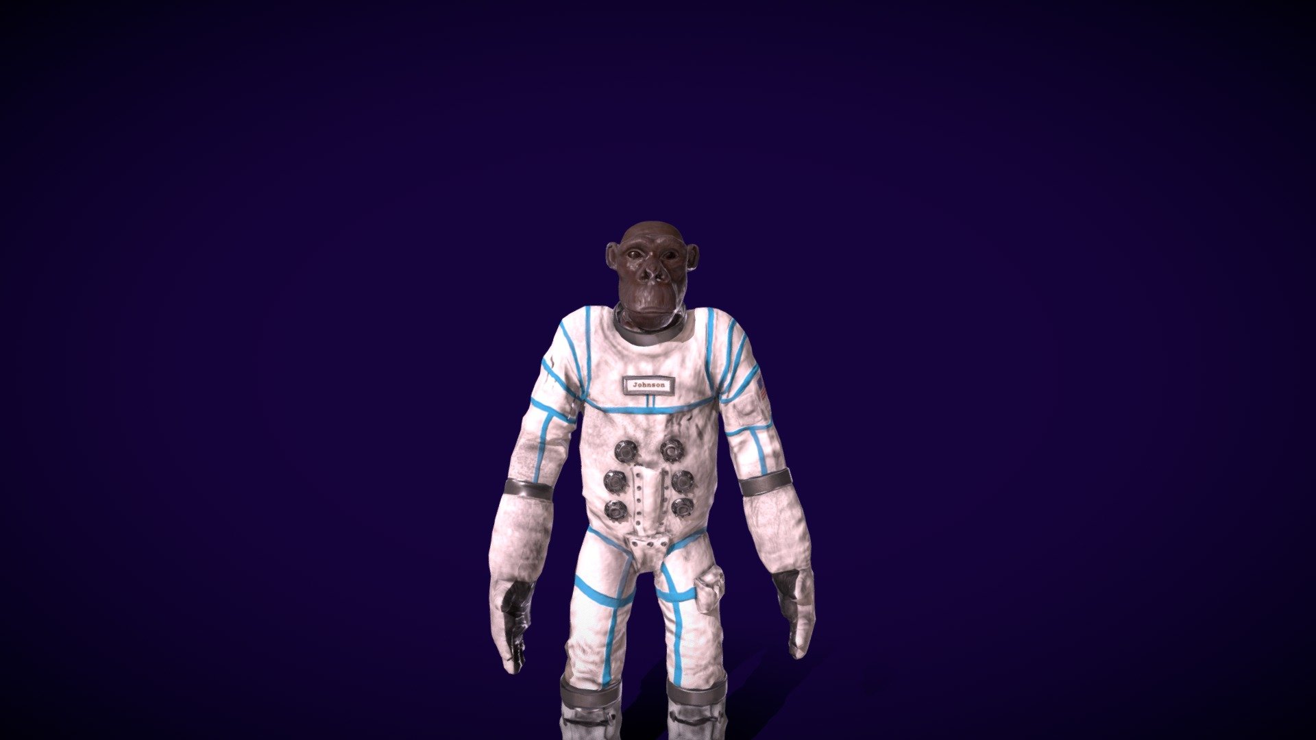 Astrochimp 2020 - 3D model by belochka2020 [d676de4] - Sketchfab