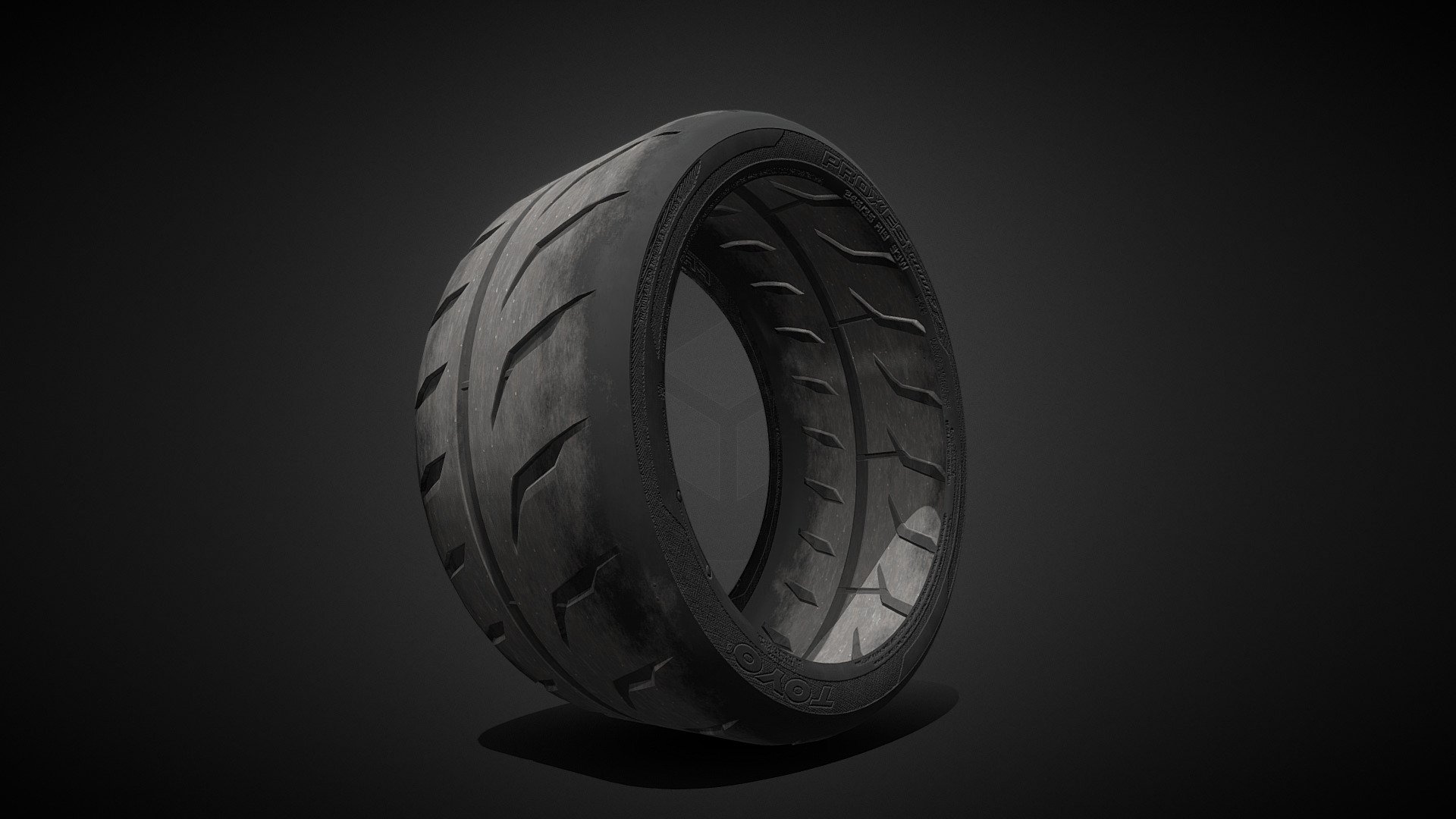 TOYO TIRES PROXES R888R - 3D model by dermaks [d677d0b] - Sketchfab