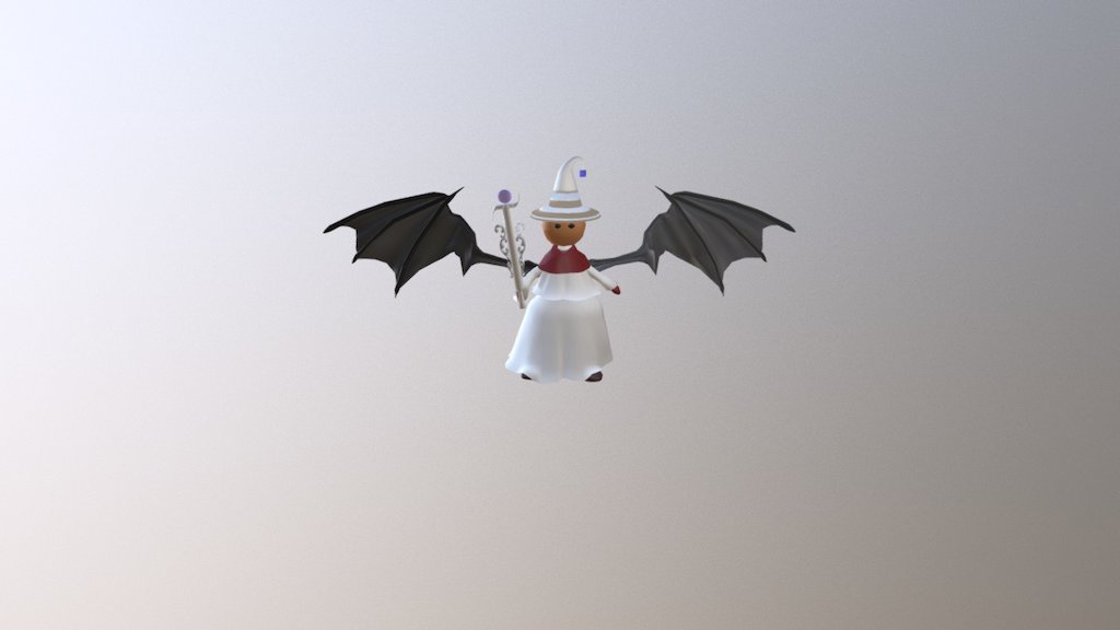 Wizard with wings - 3D model by JJ11 (@jonah11) [d679b1f] - Sketchfab