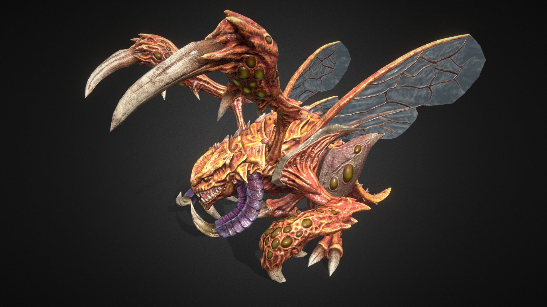 Zergling - 3D model by Xingyue [d67a3d1] - Sketchfab