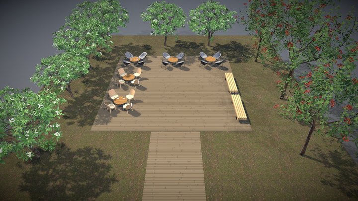 Terrace 3D models - Sketchfab