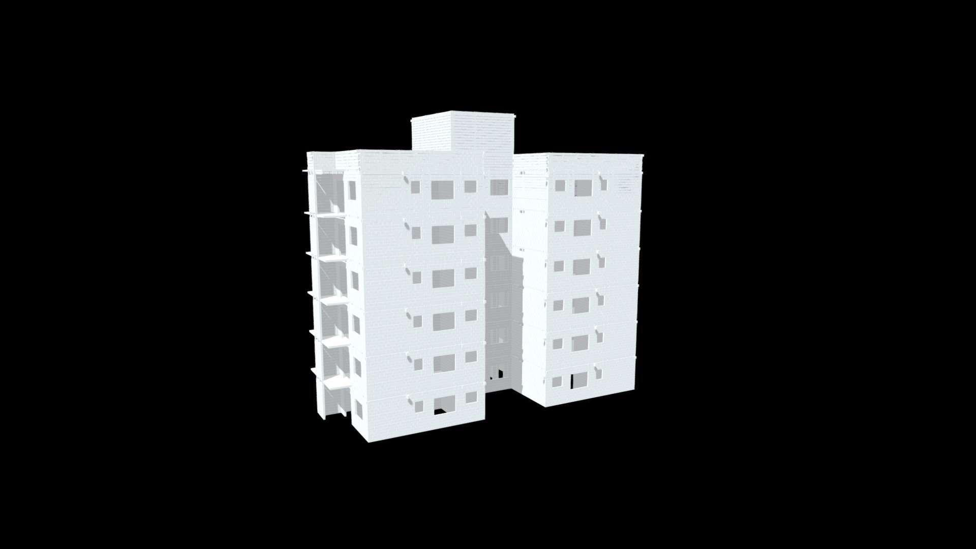 EDIFÍCIO ALVENARIA ALBERTI - Download Free 3D model by mauriciocaberlon ...