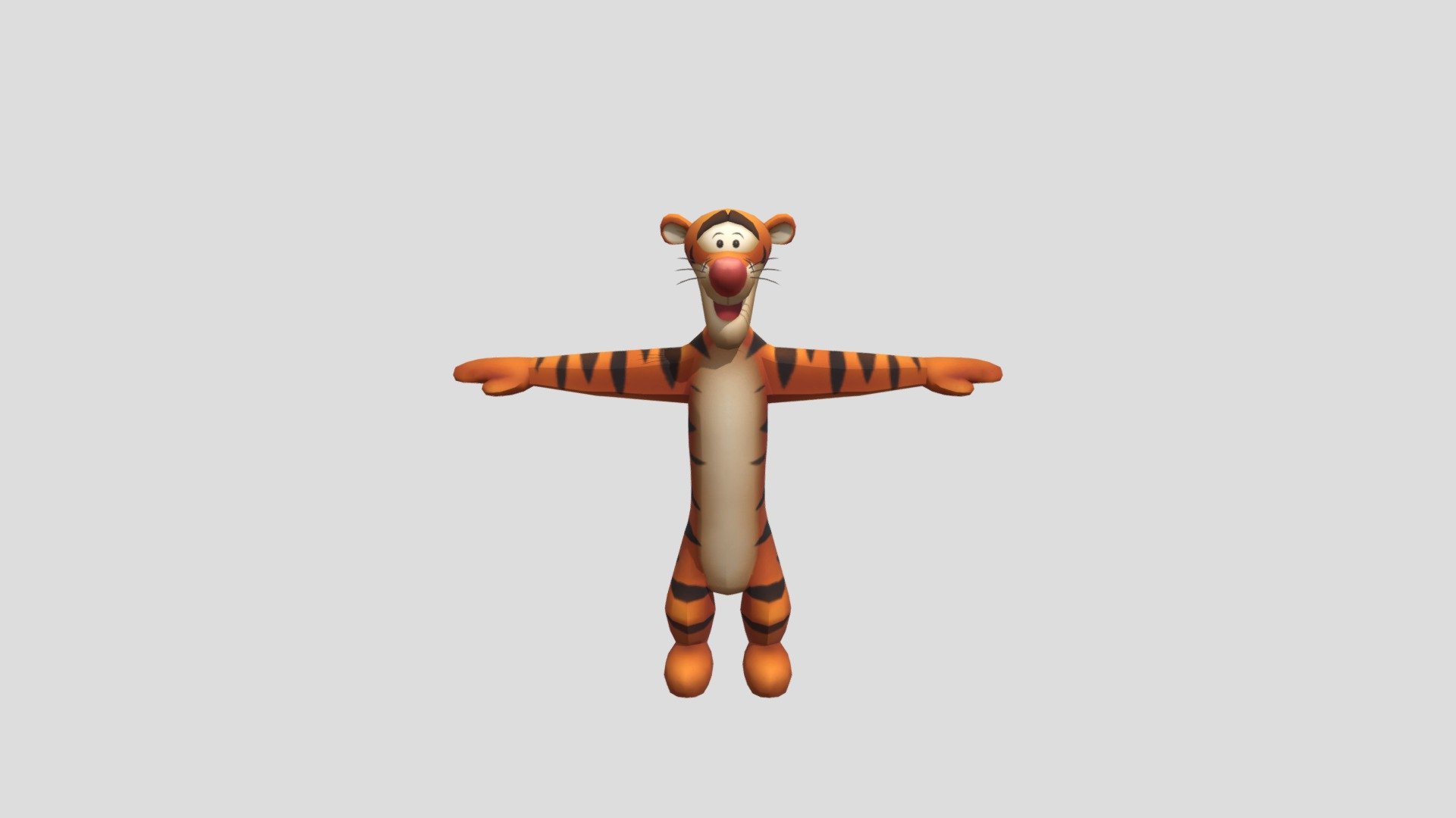 Play Station 2 - Kingdom Hearts 2 - Tigger - Download Free 3D model by ...