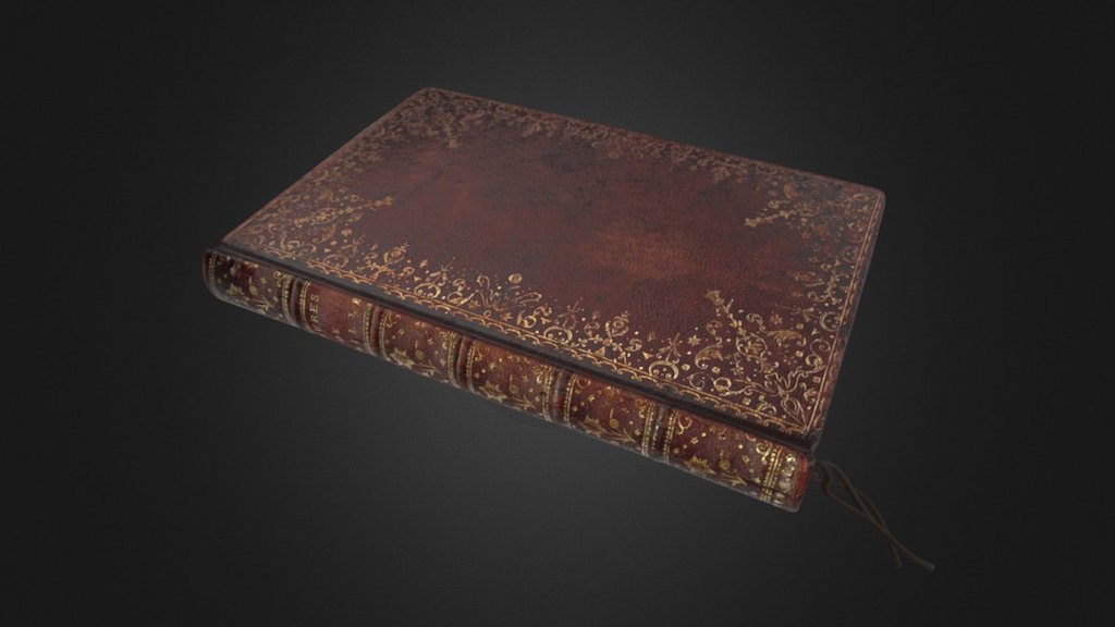 Gilded Antique Tome - 3D model by Io Q. (@ACQ) [d67d6cc] - Sketchfab