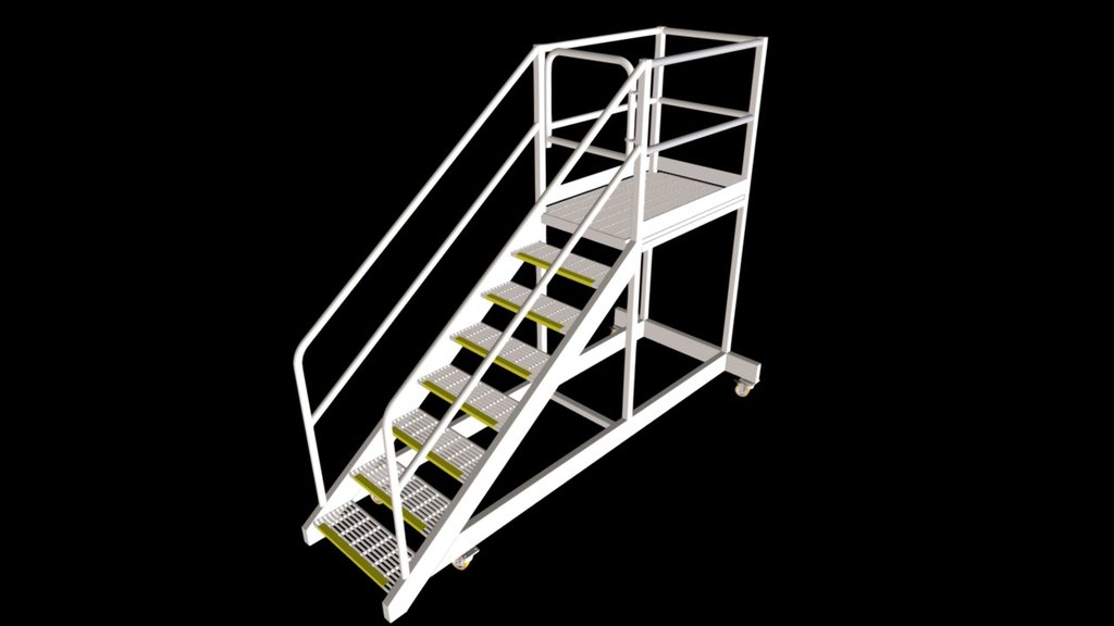 1.5m Platform Assembly - 3D model by BES_Drafting [d67e376] - Sketchfab