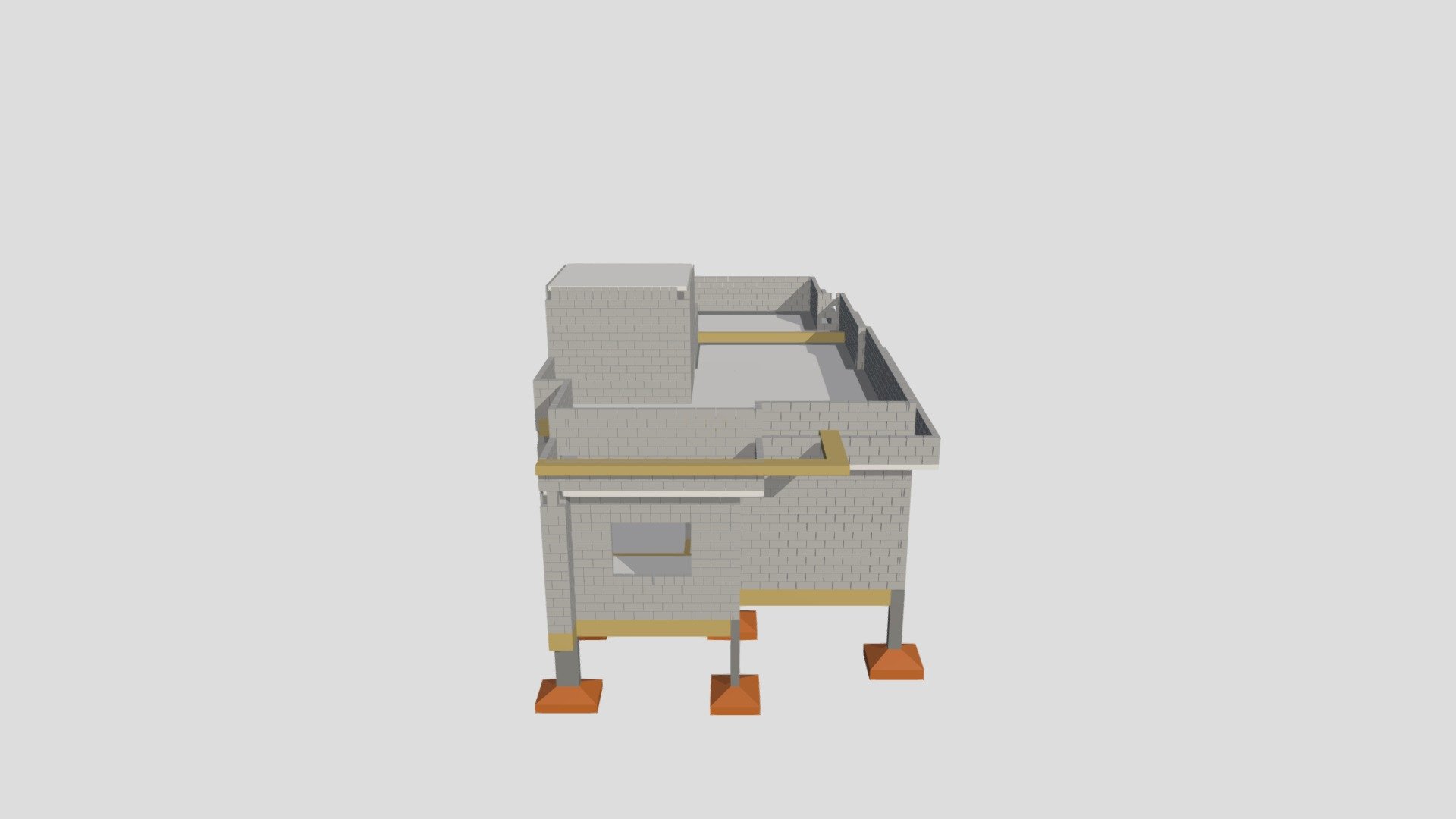 Bruno's single-family house structure - 3D model by house.designs ...