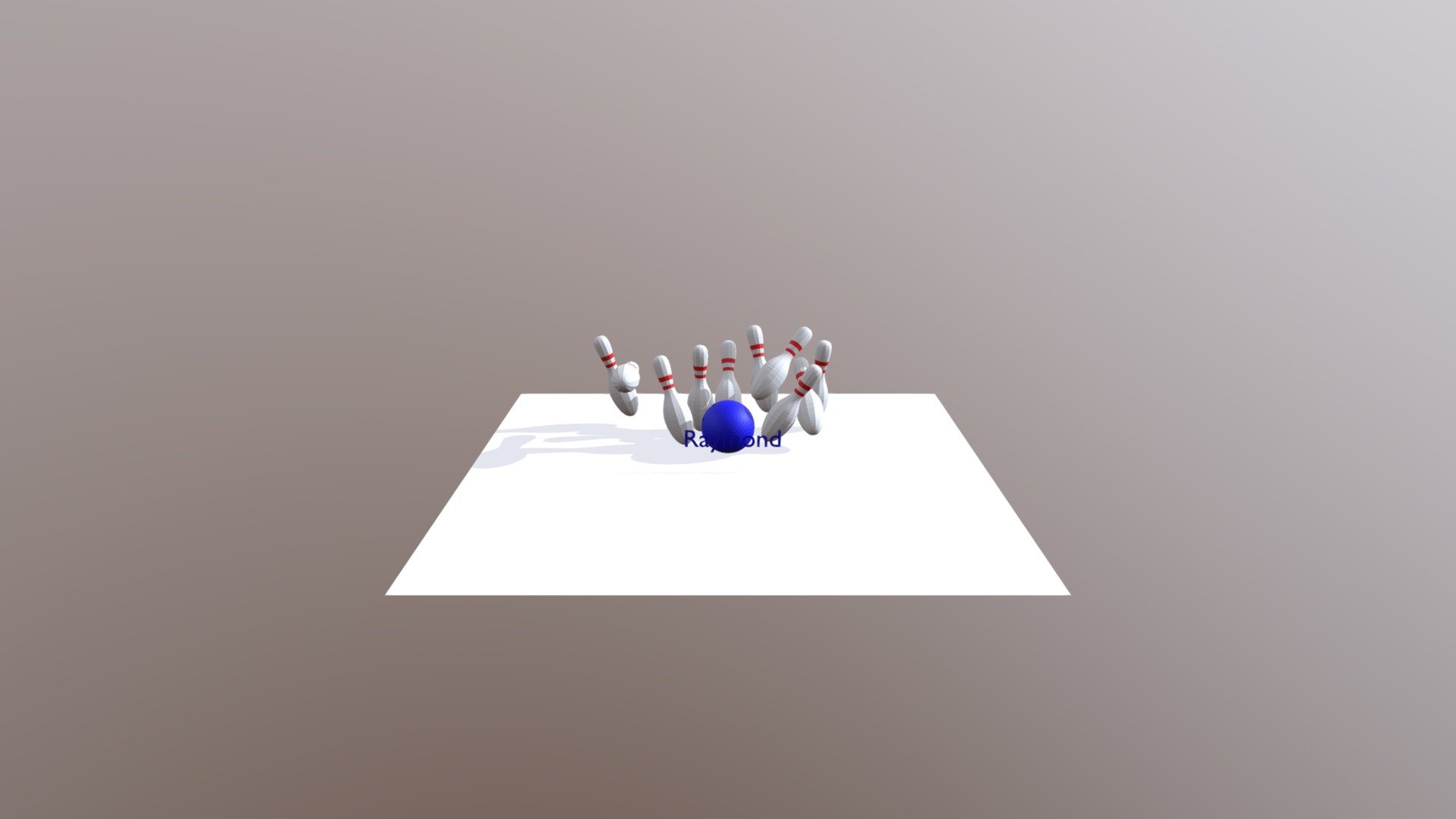 Bowling Physics - 3D model by Raymondoz [d682107] - Sketchfab