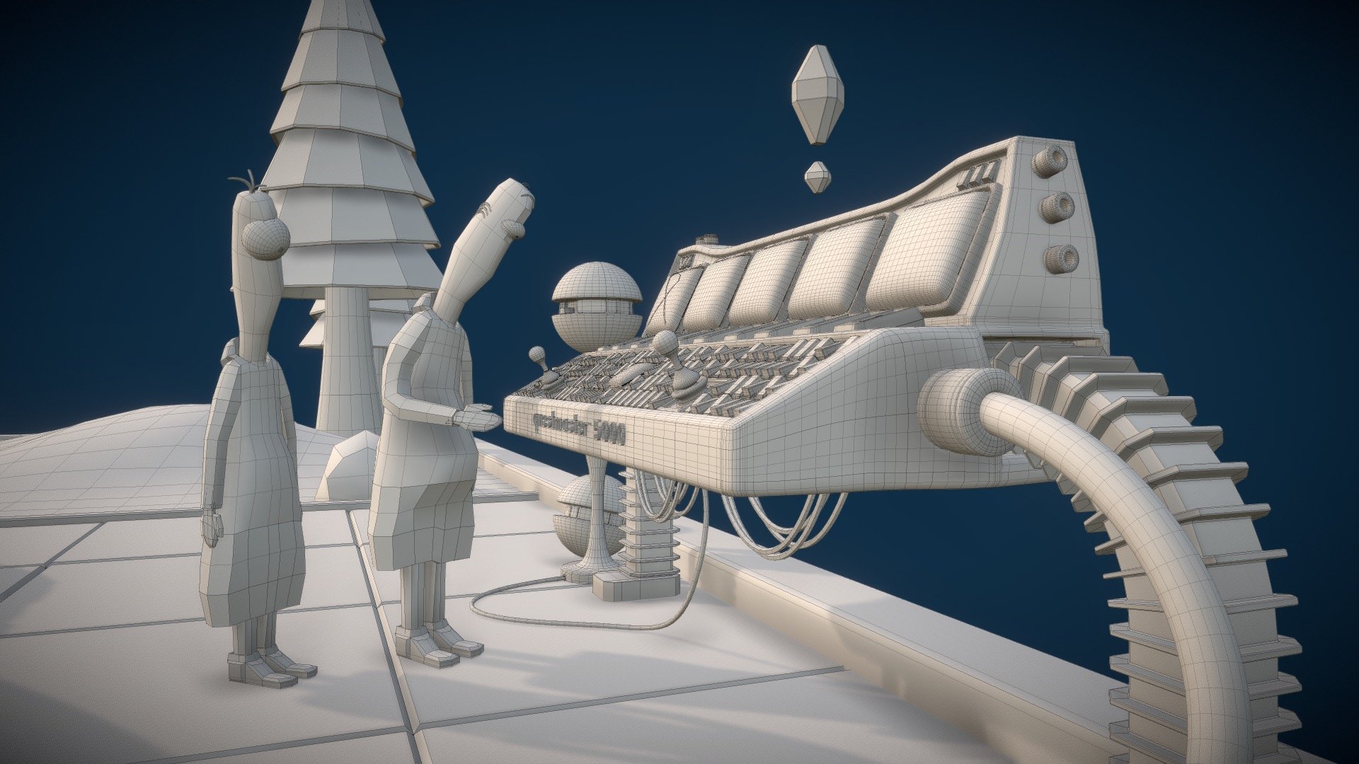 Portal: Lab - Lowpoly Valley - 3D model by cacheibe [d6825d2] - Sketchfab