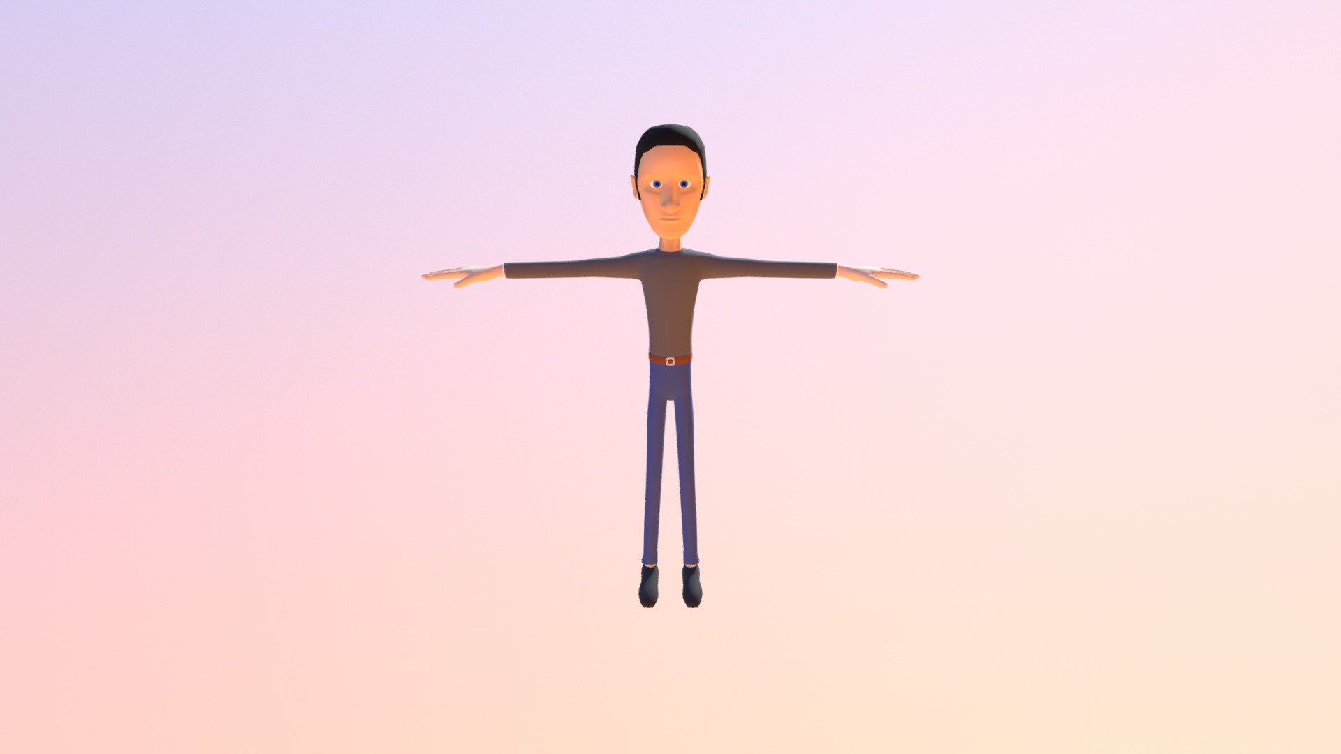 Cartoon Guy - 3D model by Devon Simmons (@devosimms) [d68390c] - Sketchfab