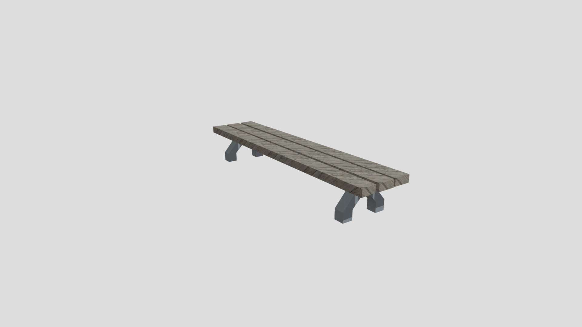Wooden Bench - 3D model by Craig Andrews (@Craig.Andrews) [d6841a6 ...