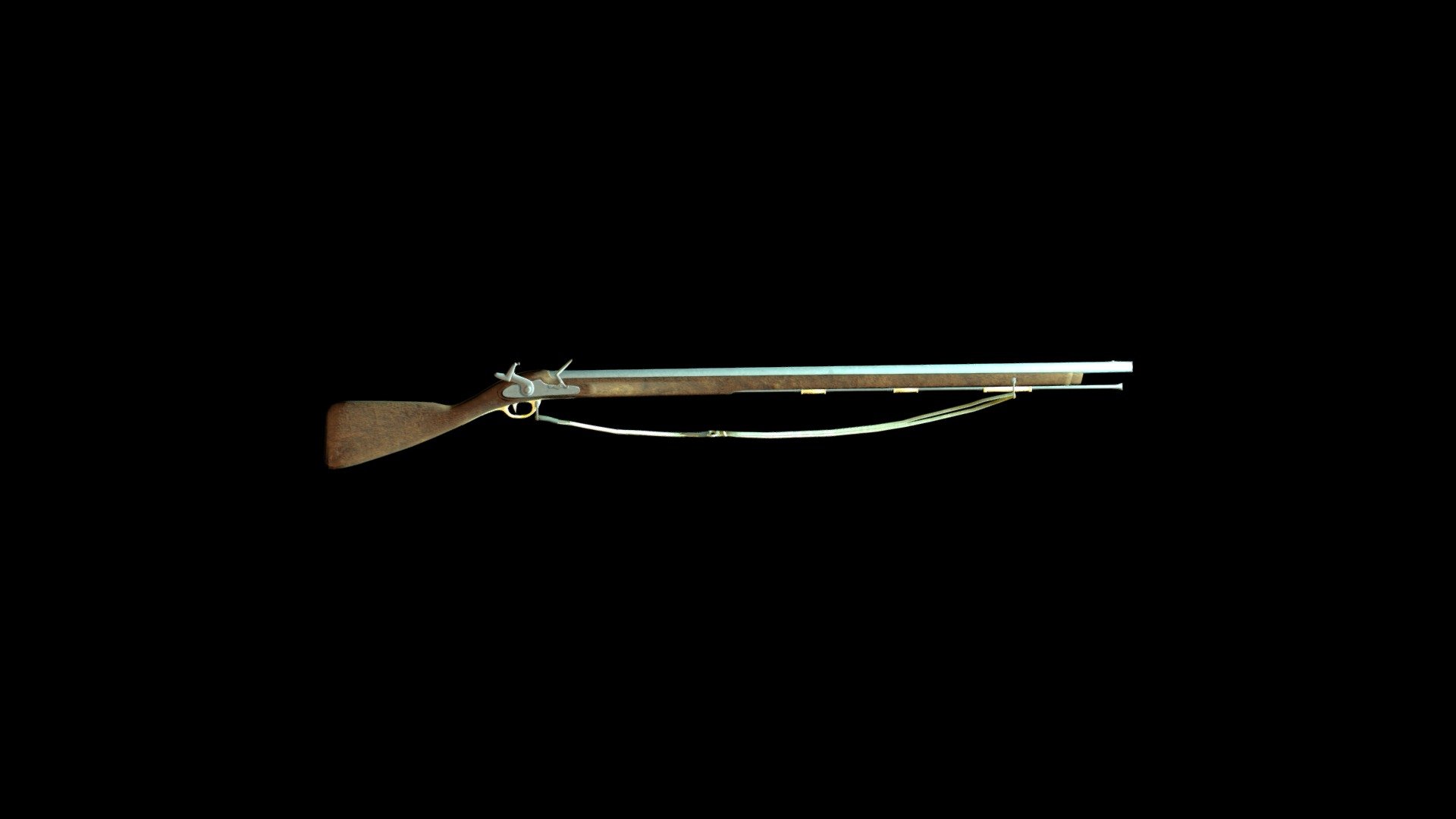 Musket - 3D model by ibrahimbkhan [d68533b] - Sketchfab