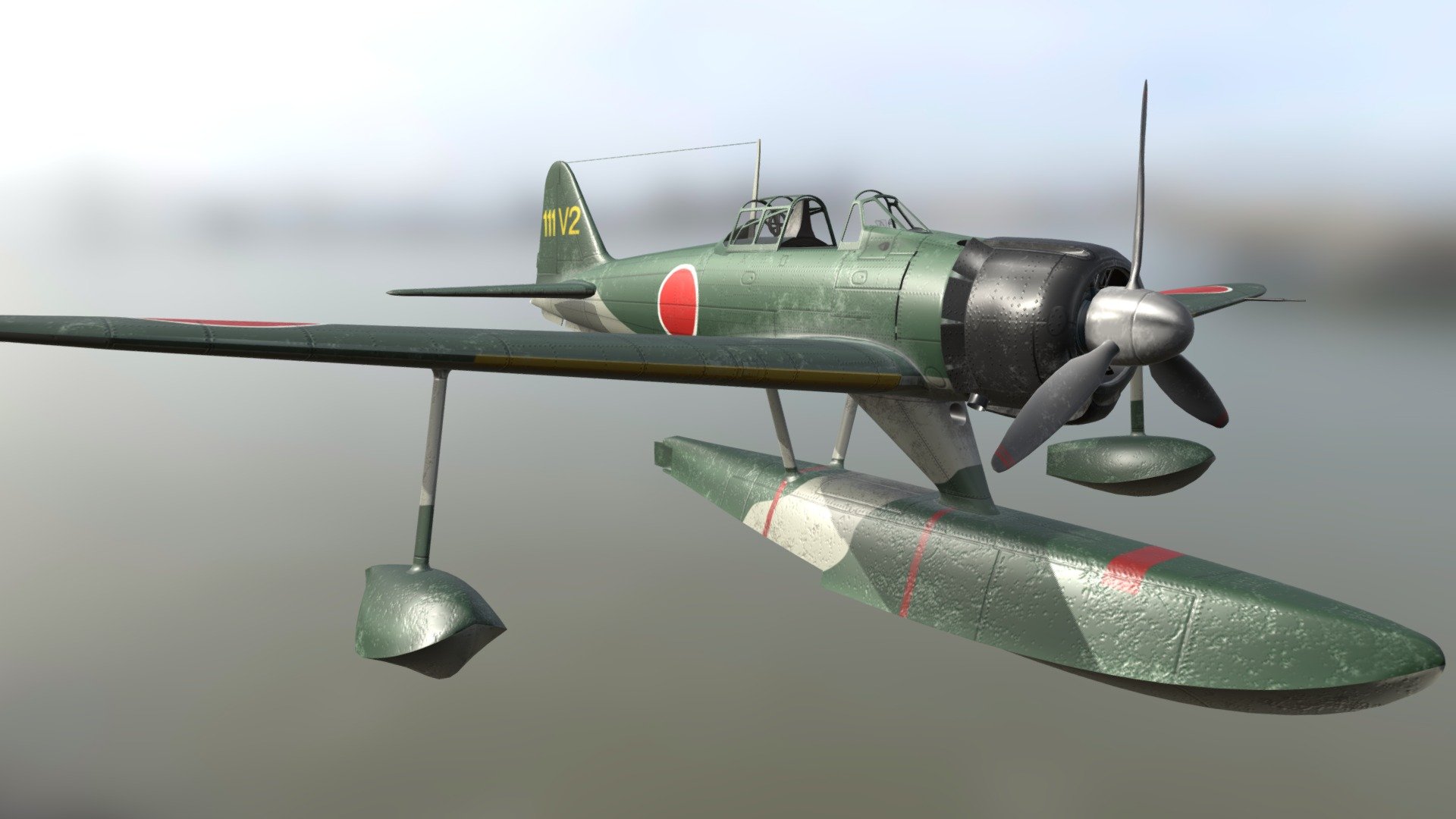 181013 A6M2 - 3D model by HMkobo [d6856b4] - Sketchfab