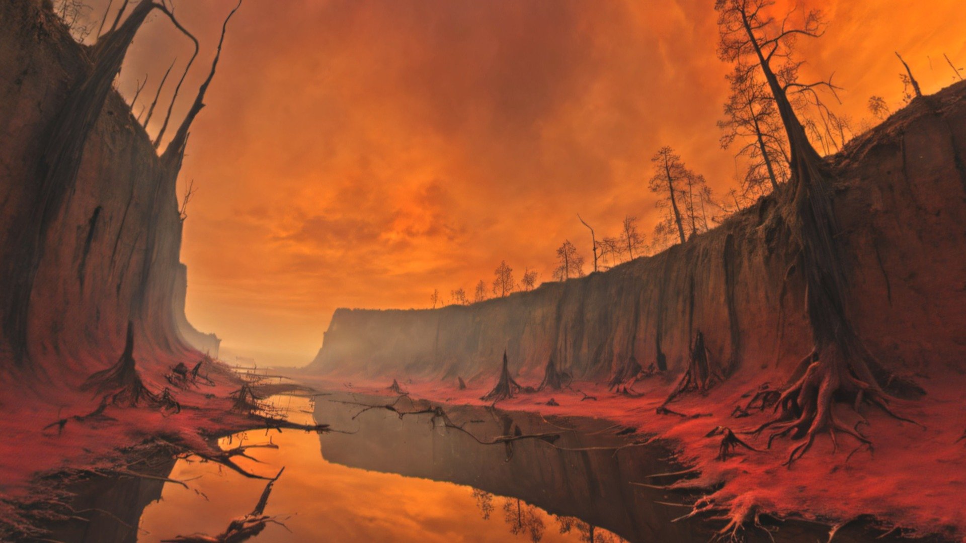 HDRI Hell Spherical Panorama Environment - Buy Royalty Free 3D model by ...