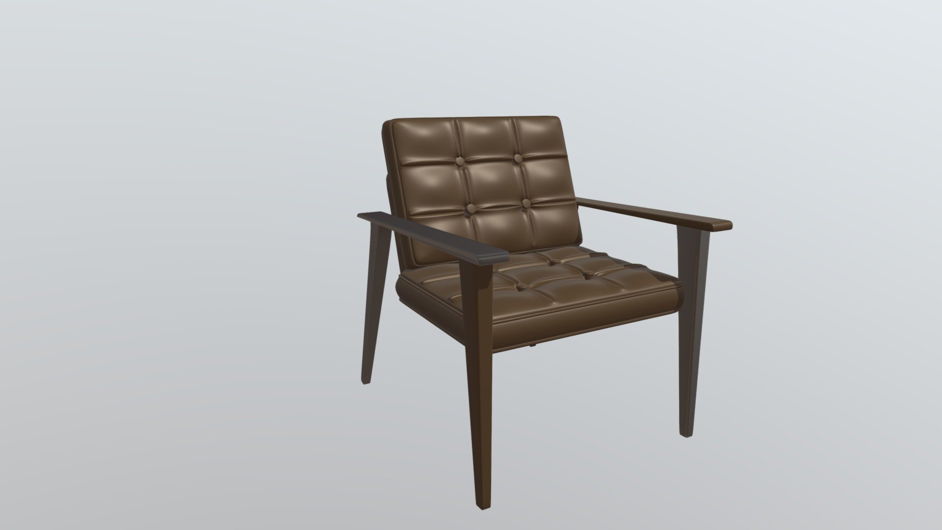 Leather Chair - 3D model by Izza [d685fa7] - Sketchfab