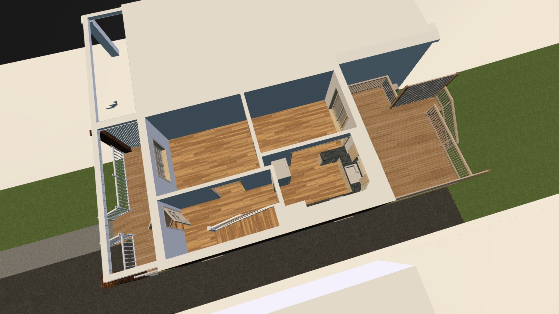 07-96 GROUND FLOOR INTERIOR EXIST - 3D model by Cadaxx Design (@cadaxx ...