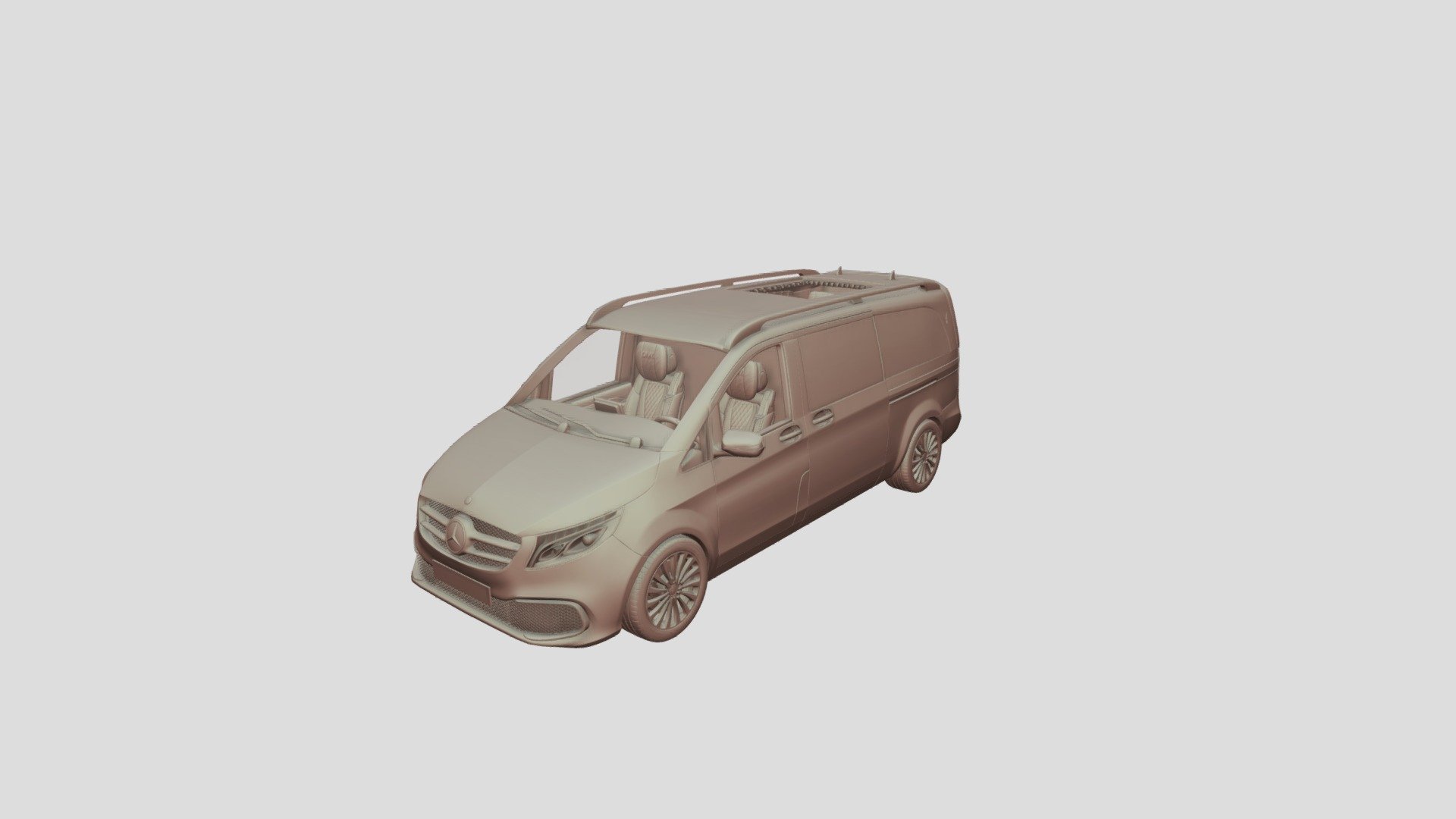 Benz Vclass - 3D model by AneeshVenkatachalam [d6879a2] - Sketchfab