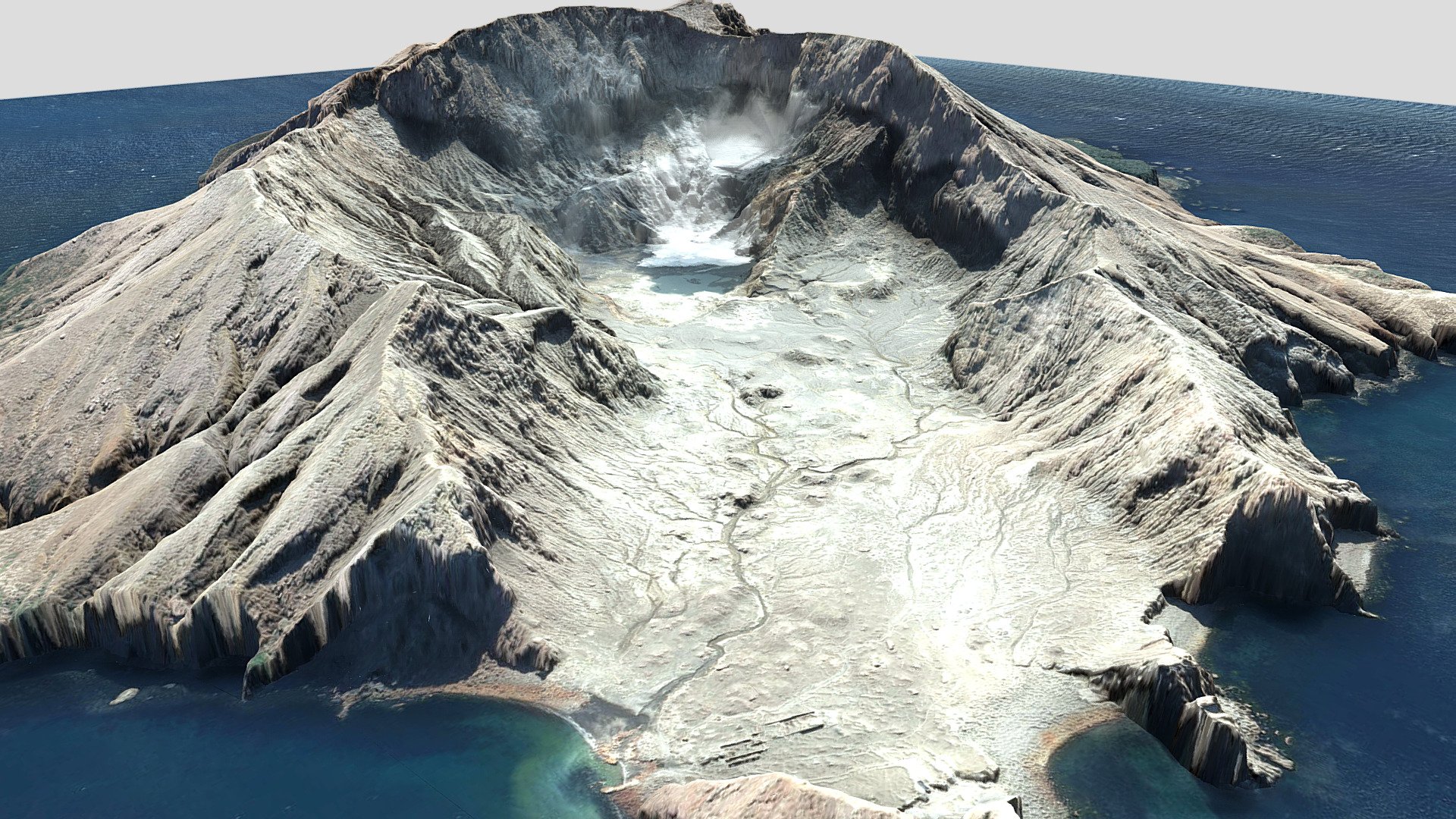 Whakaari - 3D model by SurveyWorxNZ [d68824f] - Sketchfab