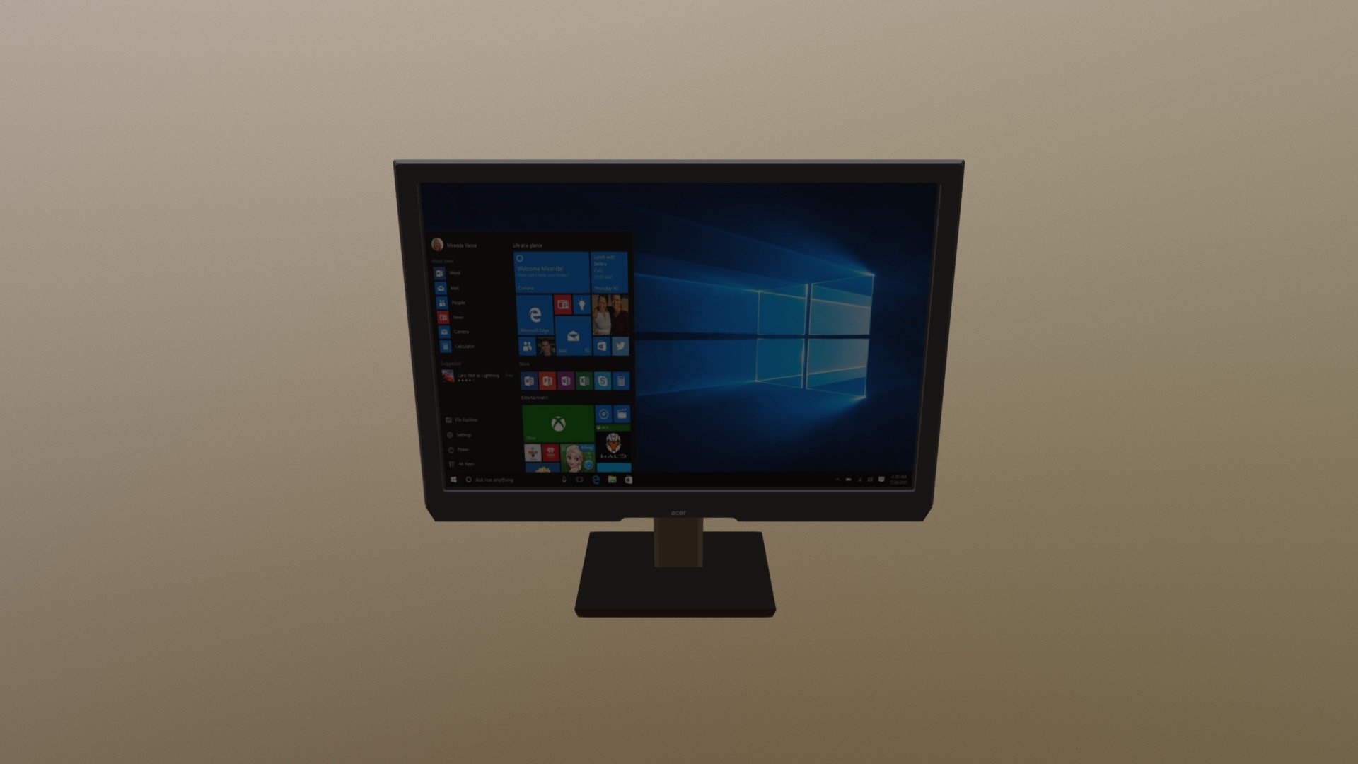 Medium Monitor - Download Free 3D model by ChangJinLee [d6886b8 ...