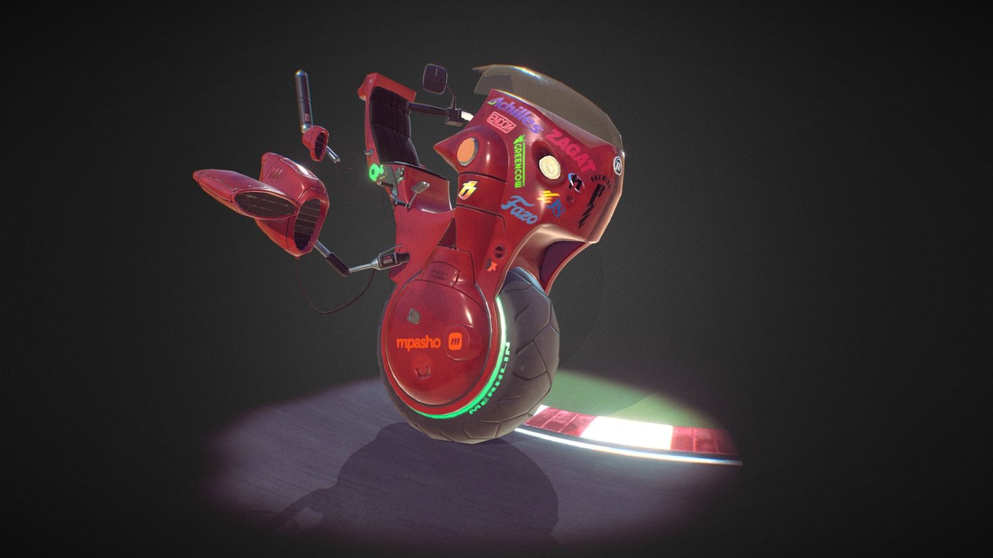 One Wheel Racer - 3D model by ToRoDK (@toro1) [d688ace] - Sketchfab