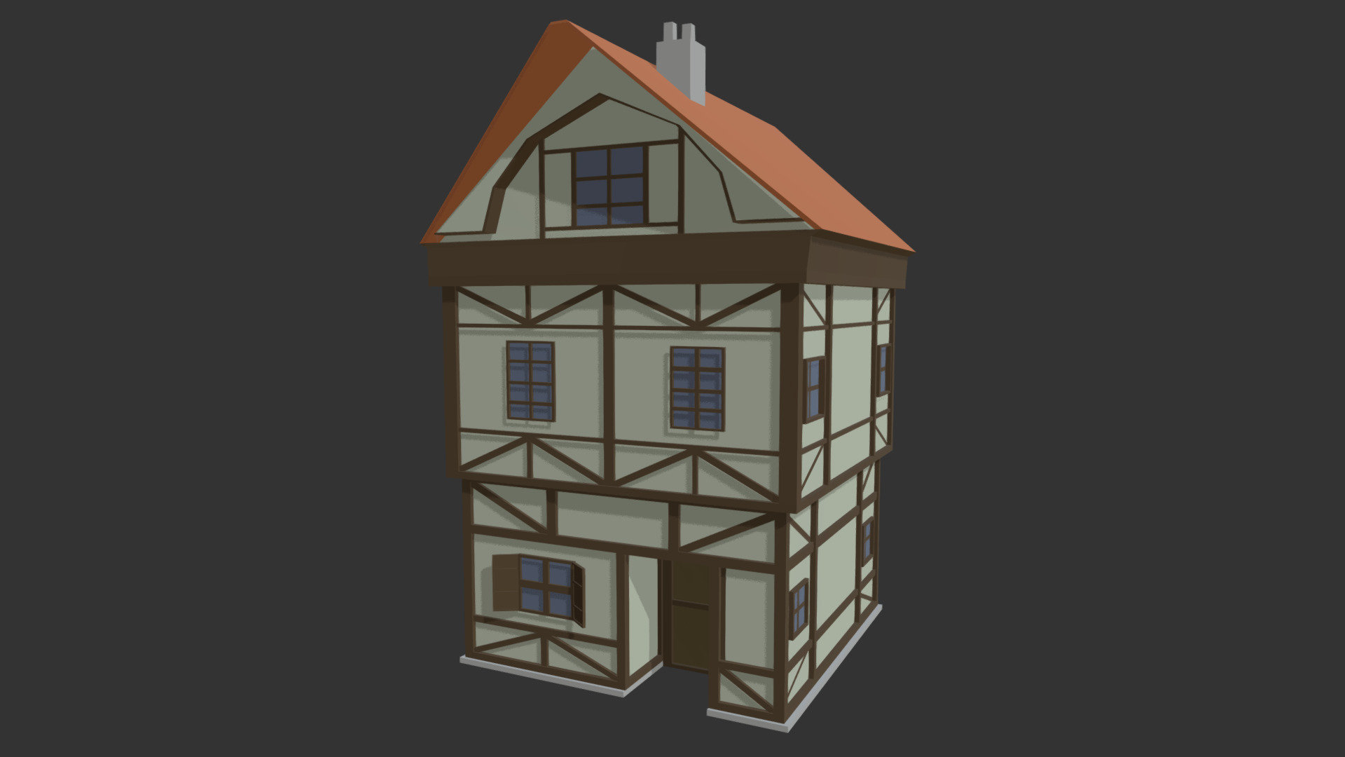Medieval building [002] - Download Free 3D model by Hanesto [d689e5f ...