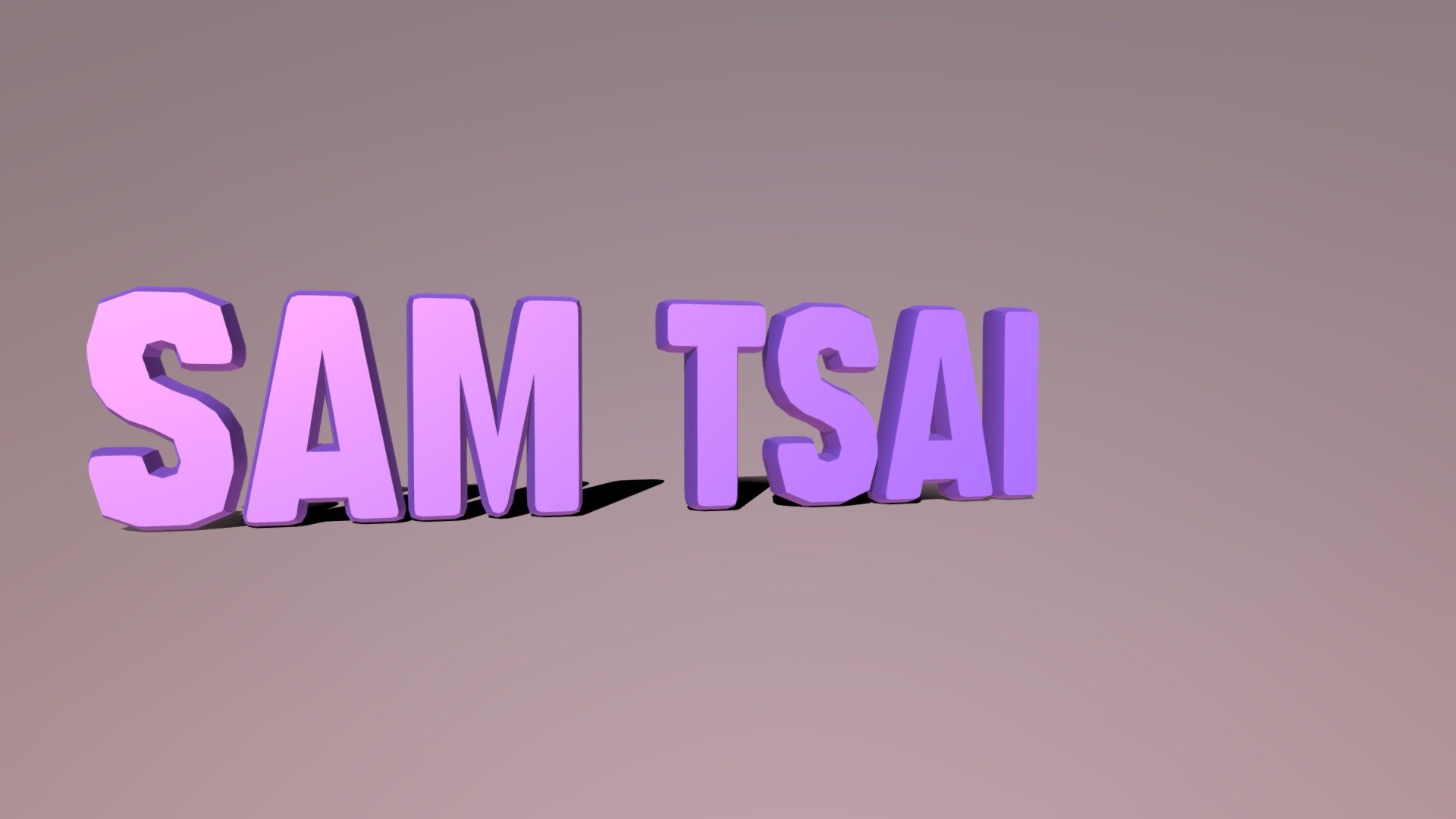 signature - 3D model by Sam Tsai (@samtsai) [d68bf94] - Sketchfab