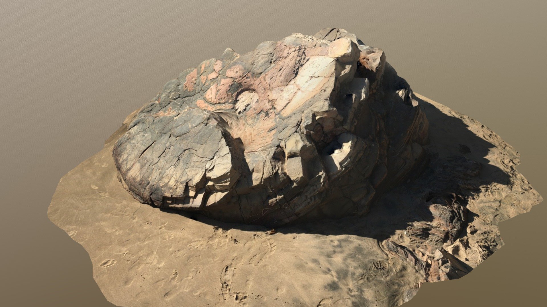 Beach rock - Download Free 3D model by jtressle [d68d4bf] - Sketchfab