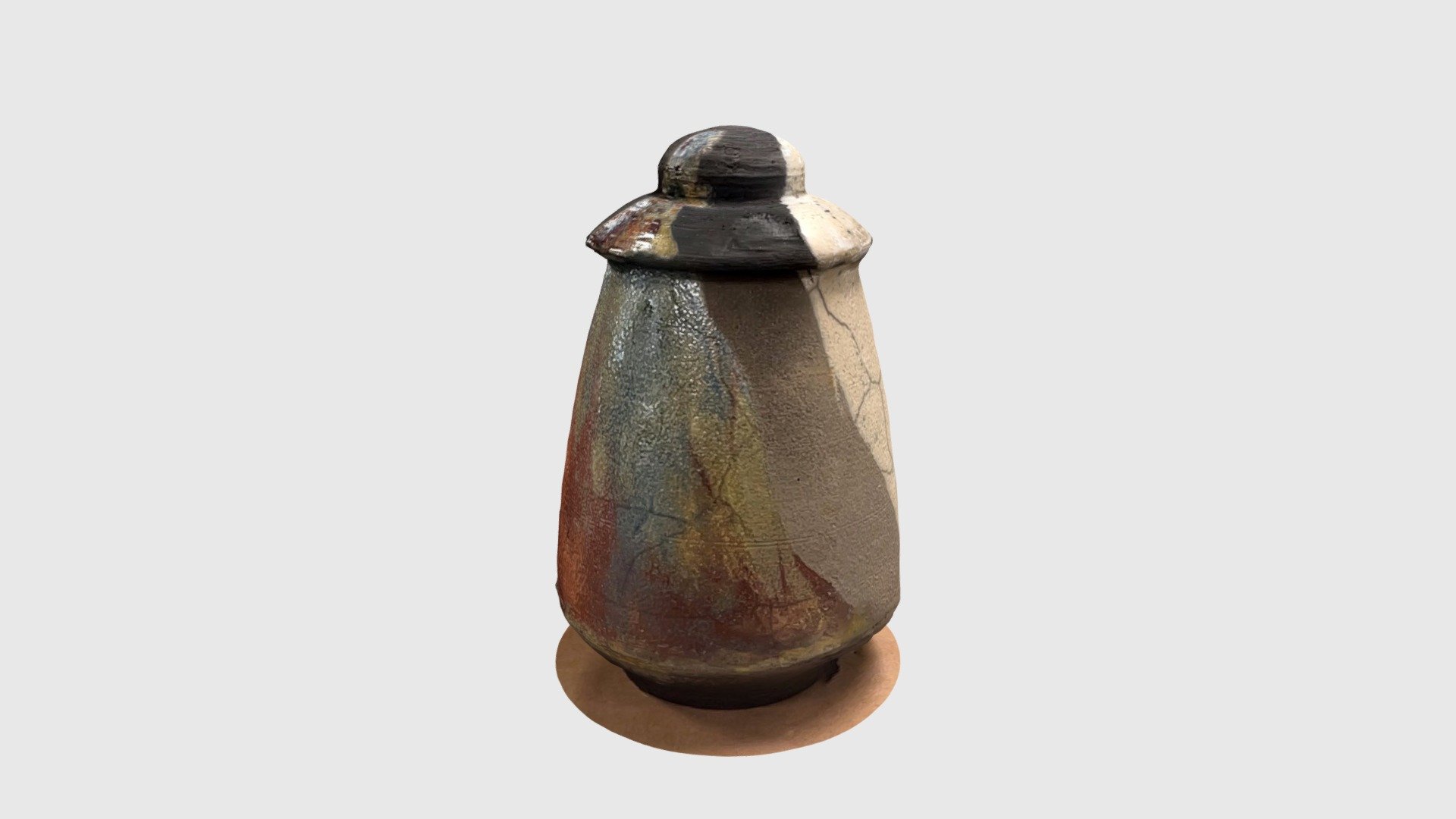 Lidded Raku Vessel - Download Free 3D model by tiffanyemontes [d68fcbd ...