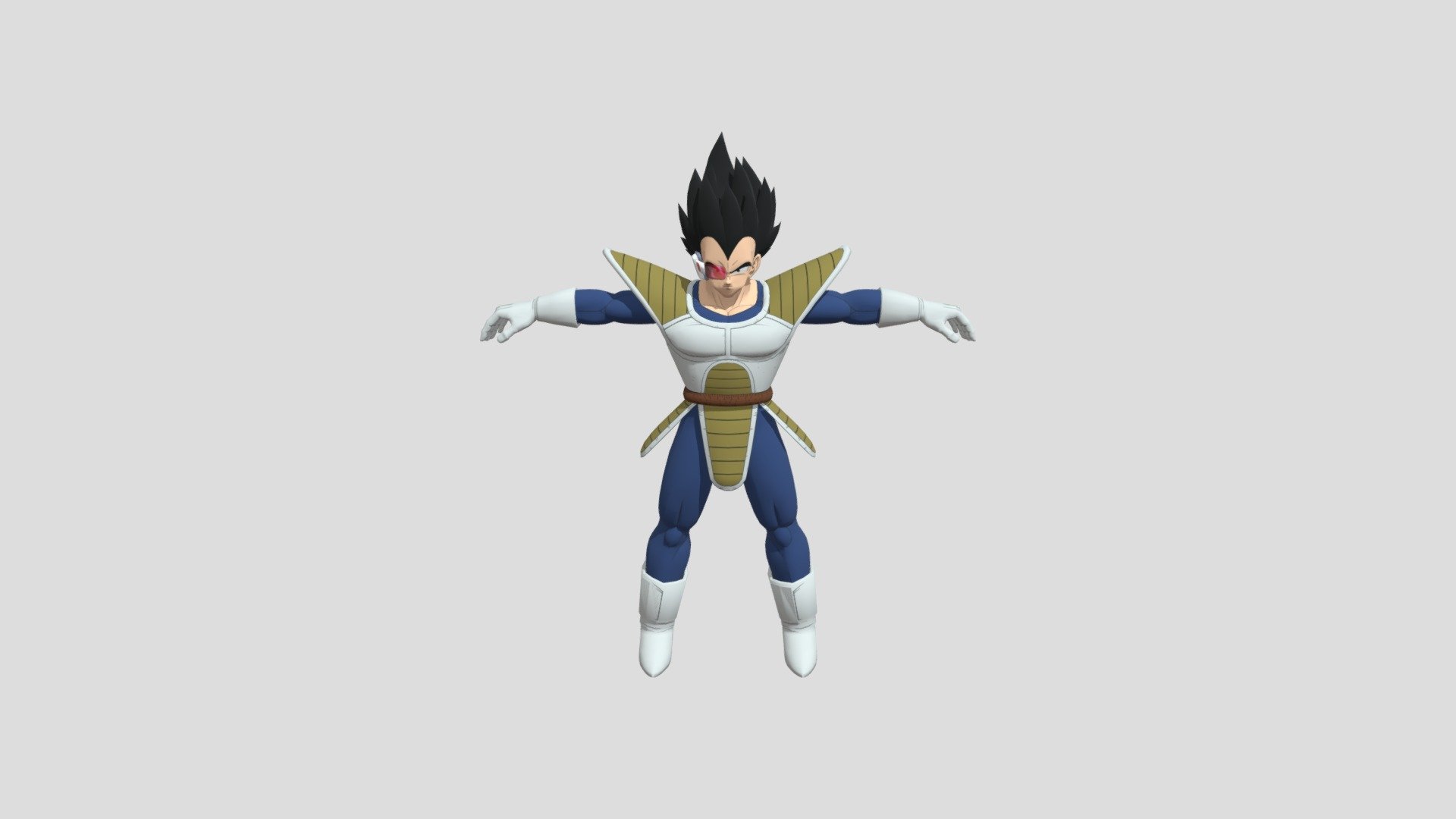 Vegeta - Download Free 3D model by Dbzfan2010 [d68fe6d] - Sketchfab
