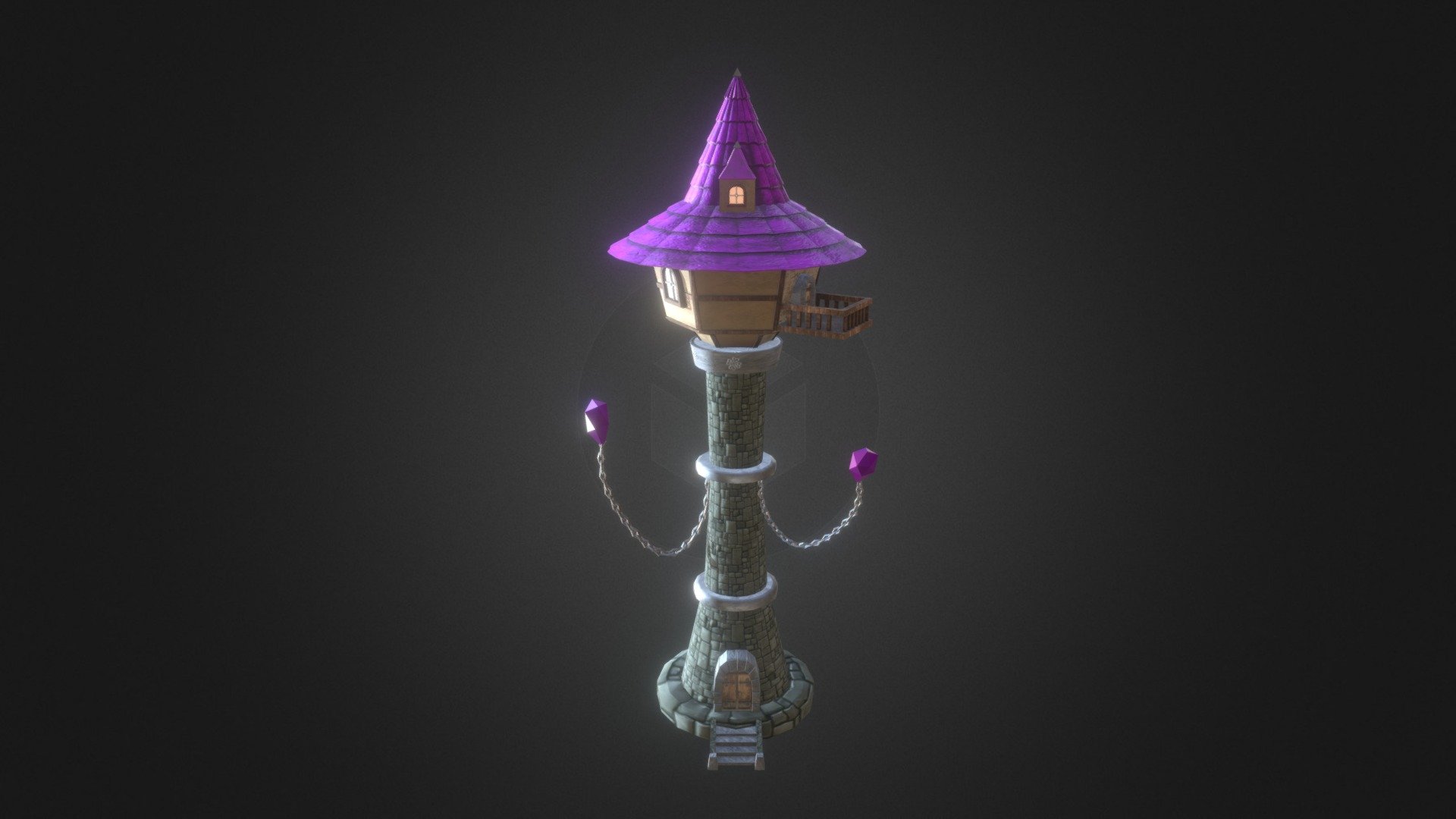 Wiz Tower - 3D model by 1714VG [d690306] - Sketchfab