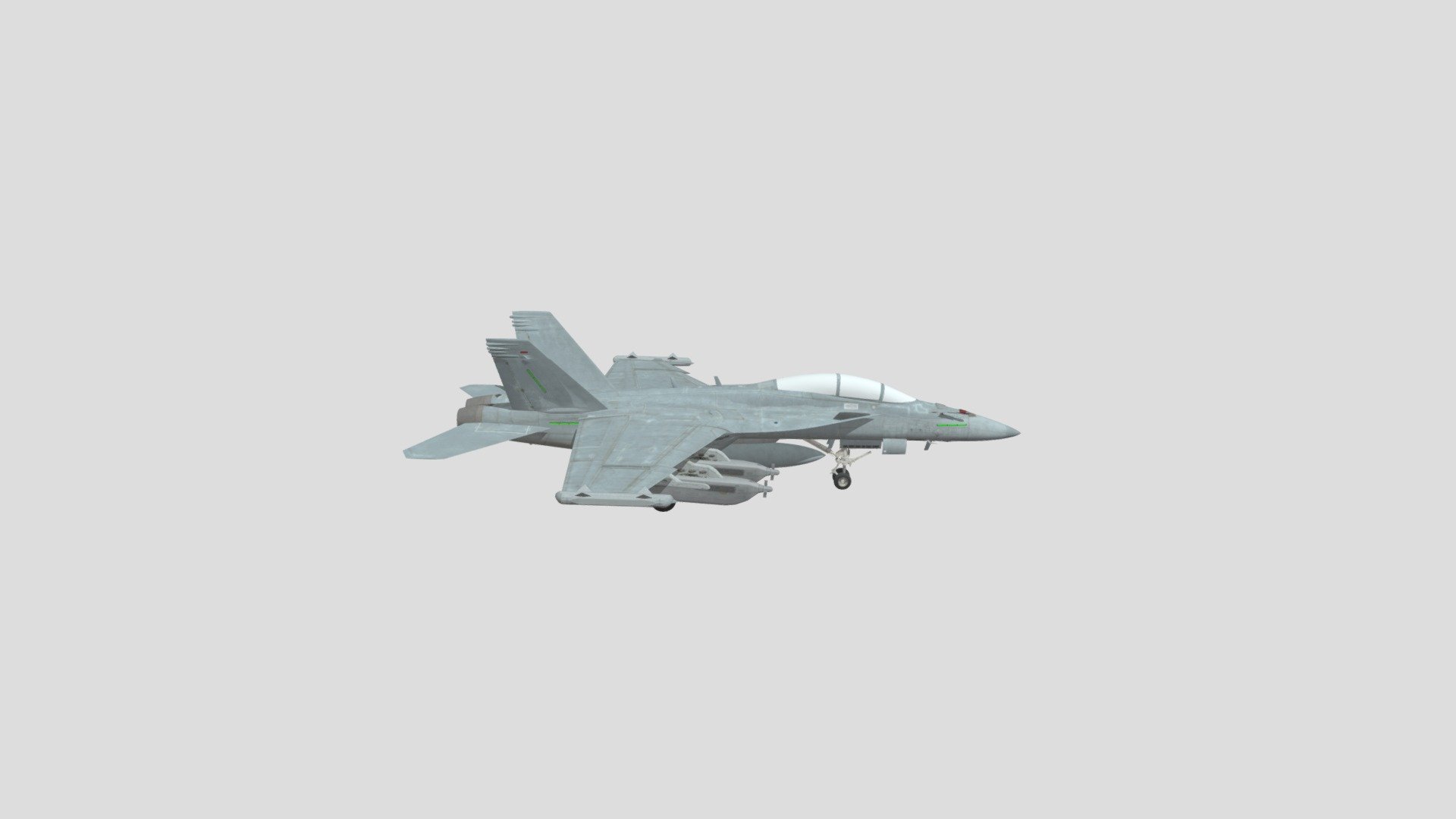 McDonnell Douglas F/A-18E+Boeing EA-18G Growler - Download Free 3D ...