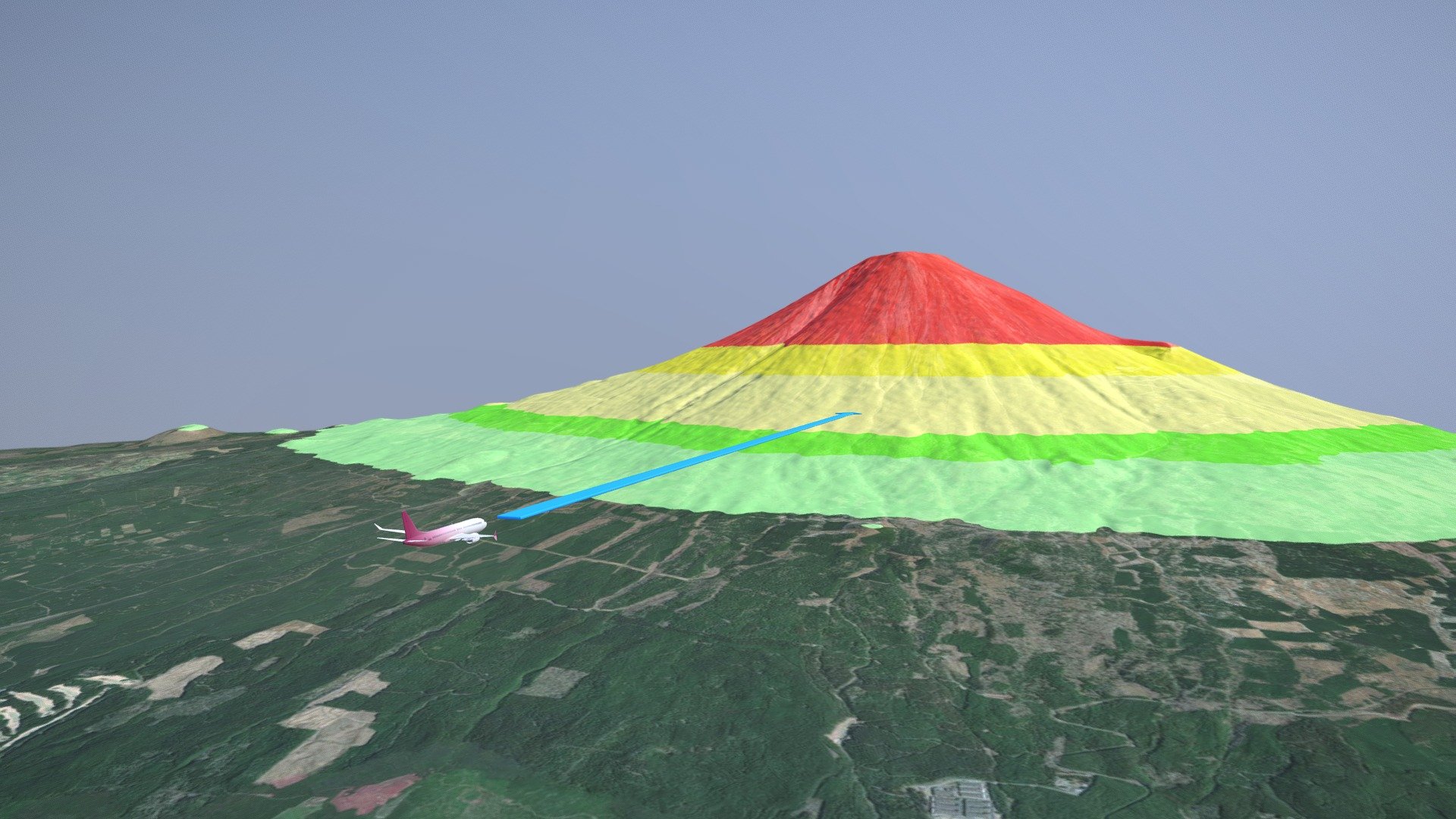Terrain awareness (TAWS) visualised - 3D model by famousandfaded ...