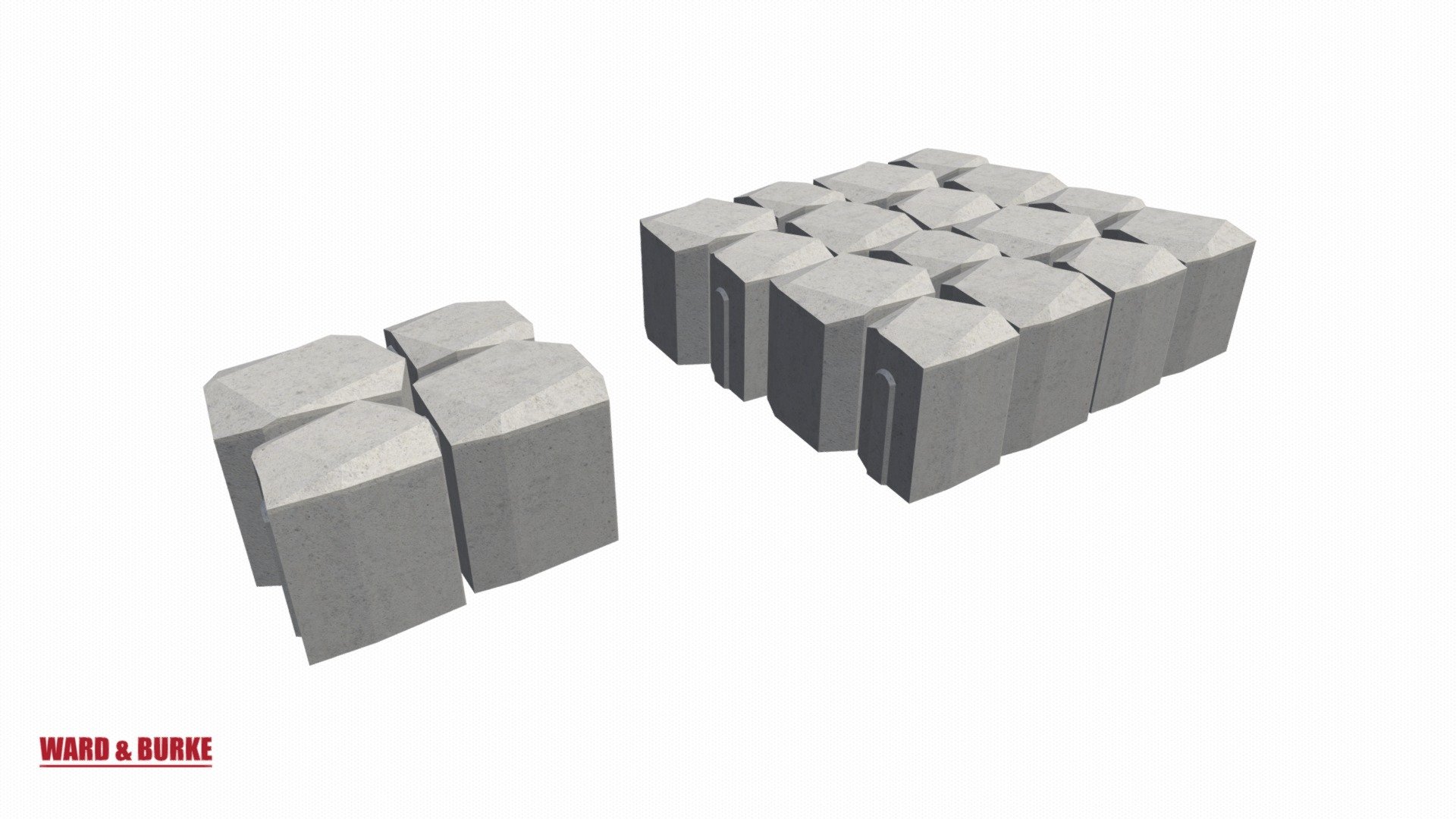 Basalton® Quattroblock - 3D model by Ward & Burke (@wardandburke ...