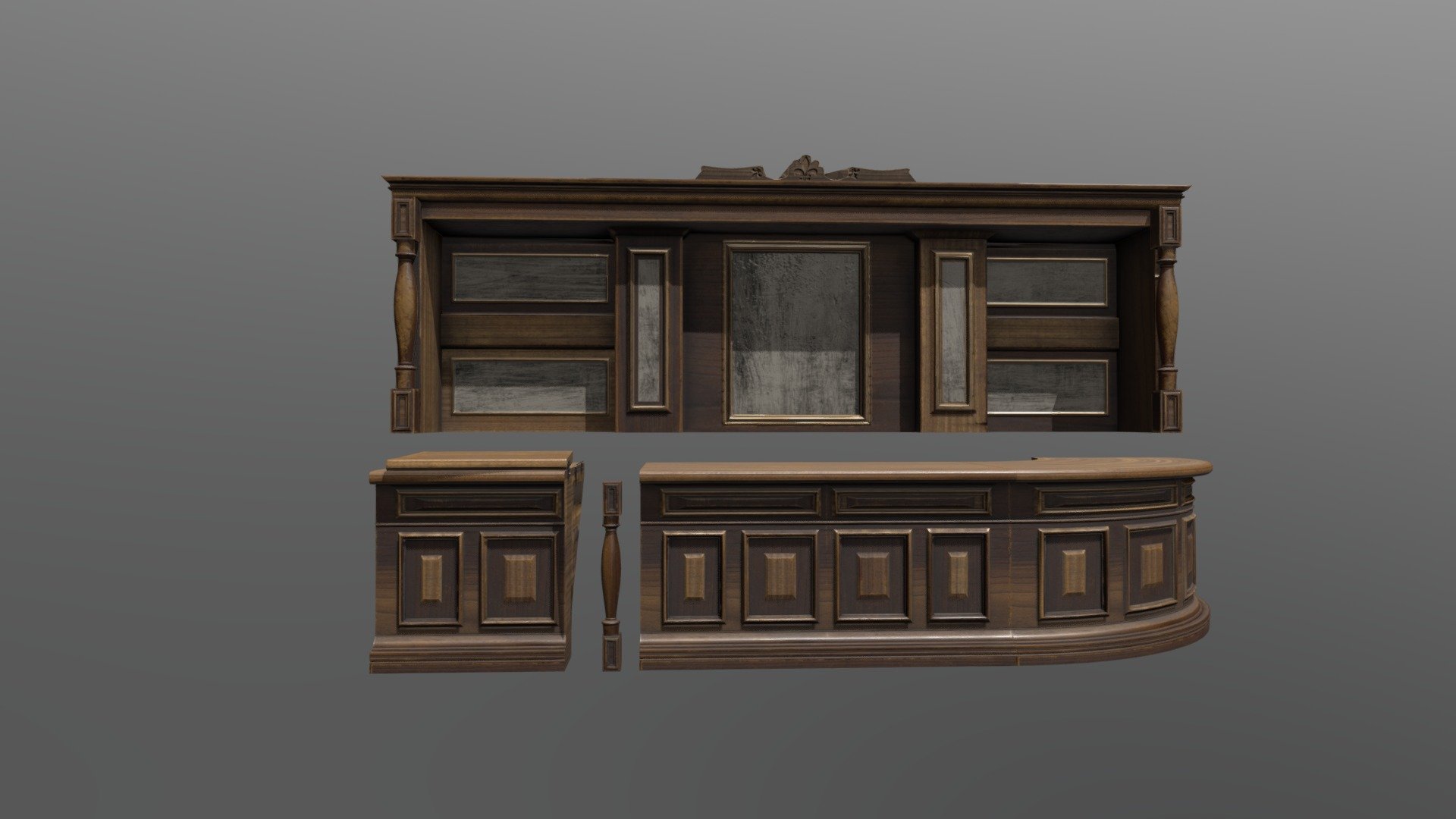 Counters - 3D model by liliantheod [d6929dd] - Sketchfab