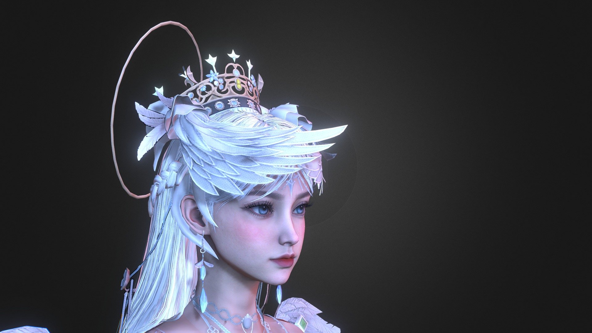MOON PRINCESS 3D MODEL - 3D model by Render_Vendor [d69456b] - Sketchfab