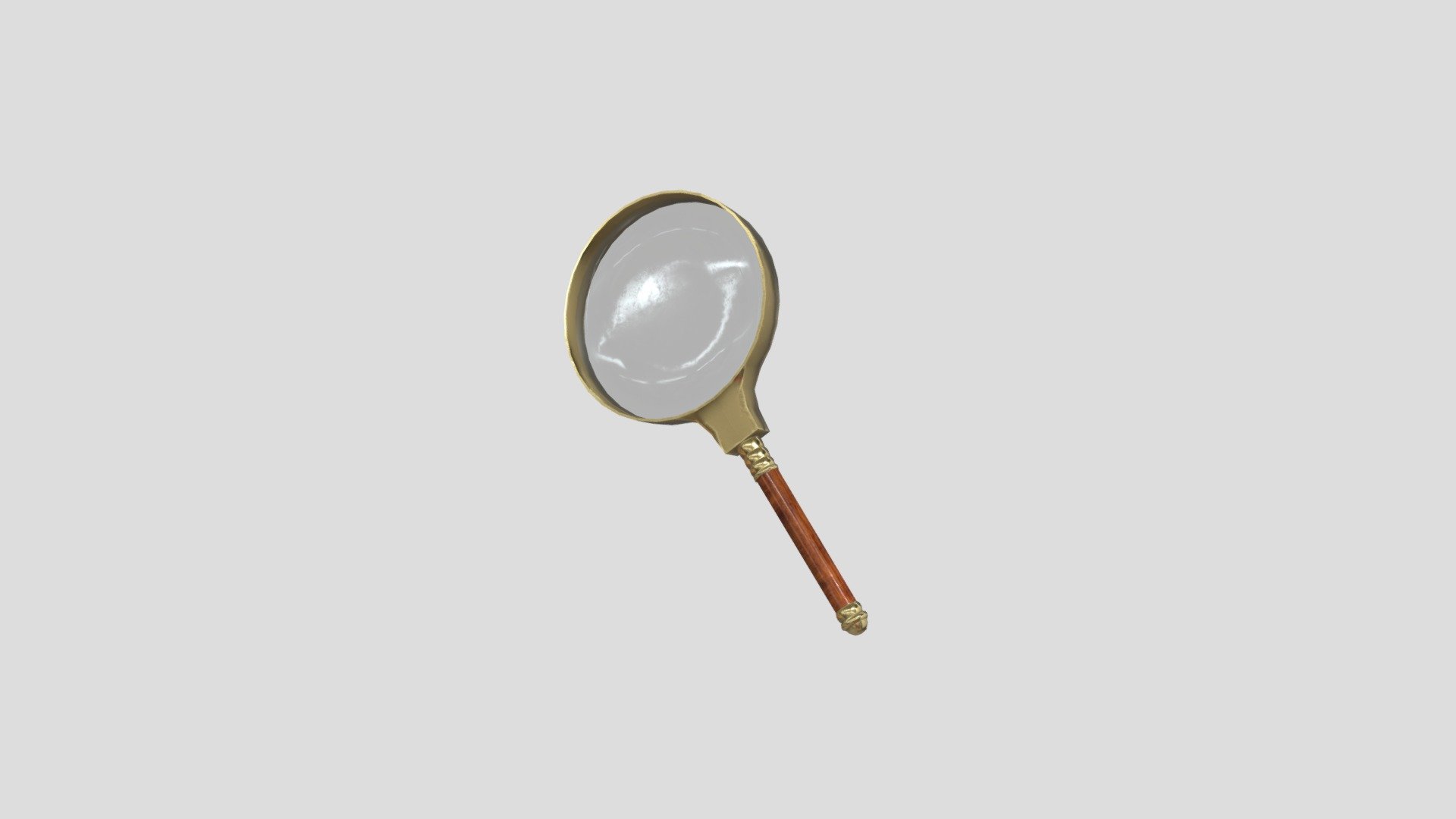 Styled_magnifying_glass acquired - 3D model by kaisla [d69a8c0] - Sketchfab