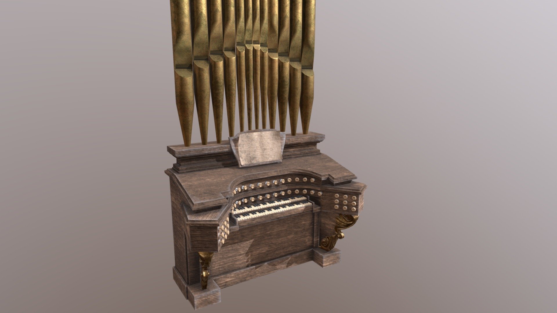 Organ - 3D model by pixeldog4ever [d69ace1] - Sketchfab