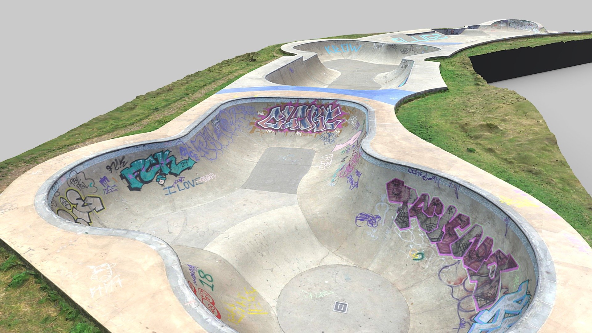 Crystal Palace Skate Park - Buy Royalty Free 3D model by artfletch ...
