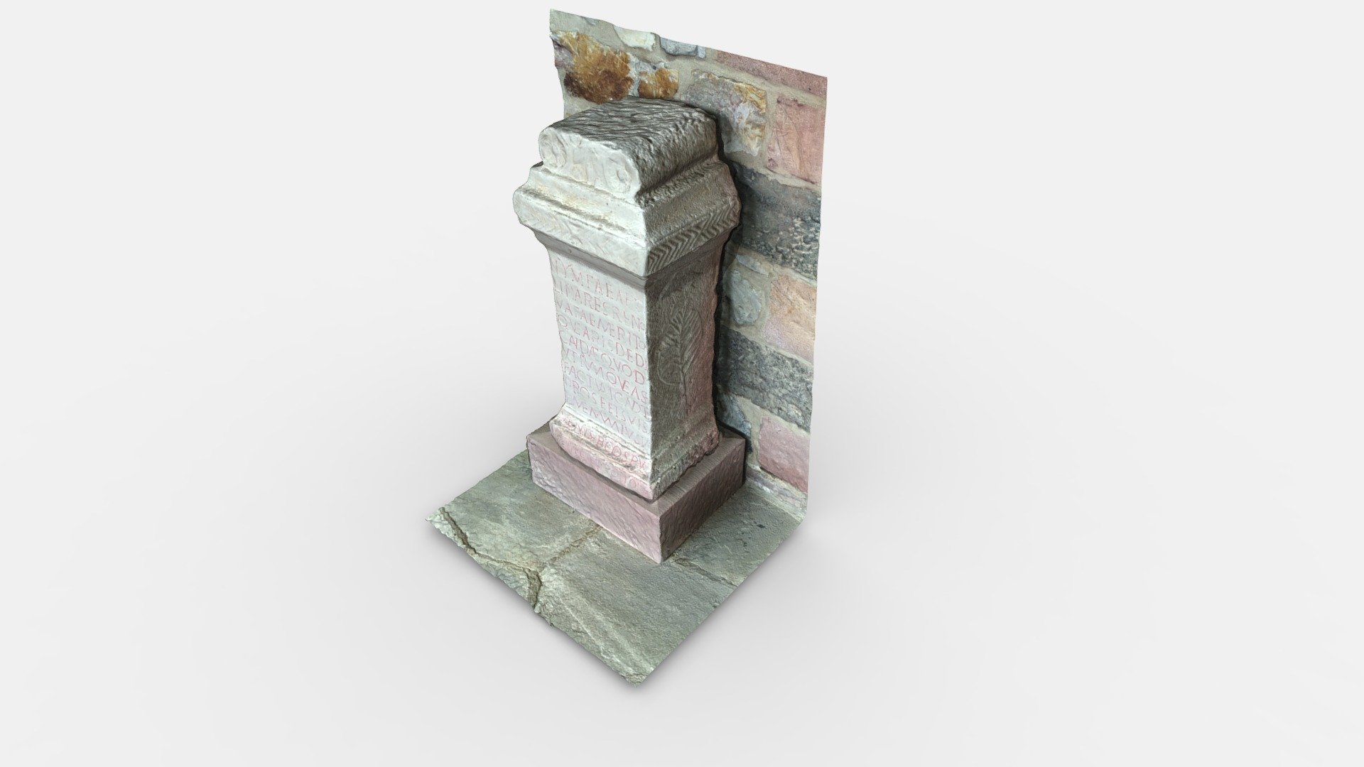 roman altar castell Stockstadt Main - 3D Scan - 3D model by praehist3d ...