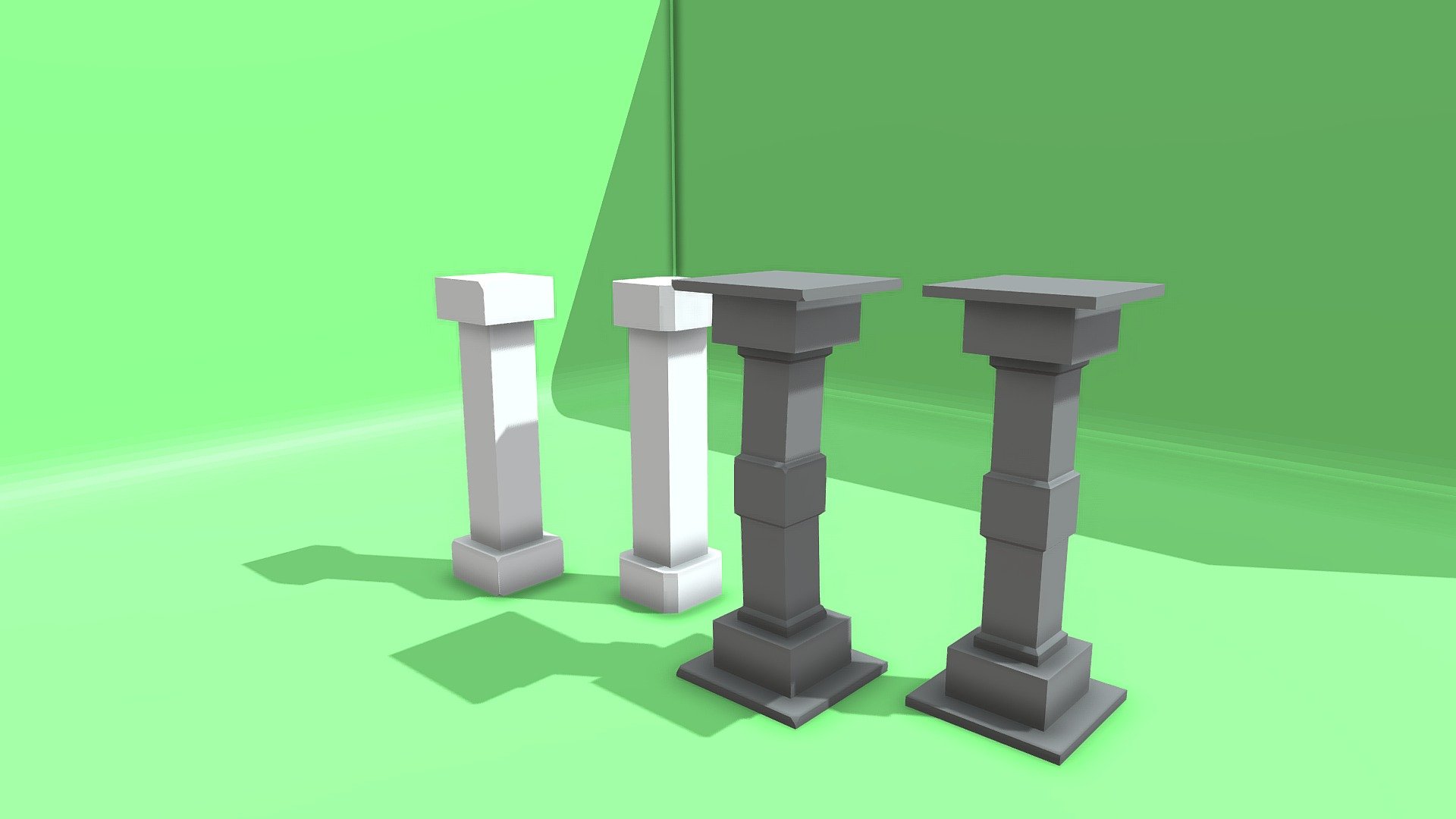 Pilares / Pillars - Download Free 3D model by German.Carrero [d69dcd6 ...