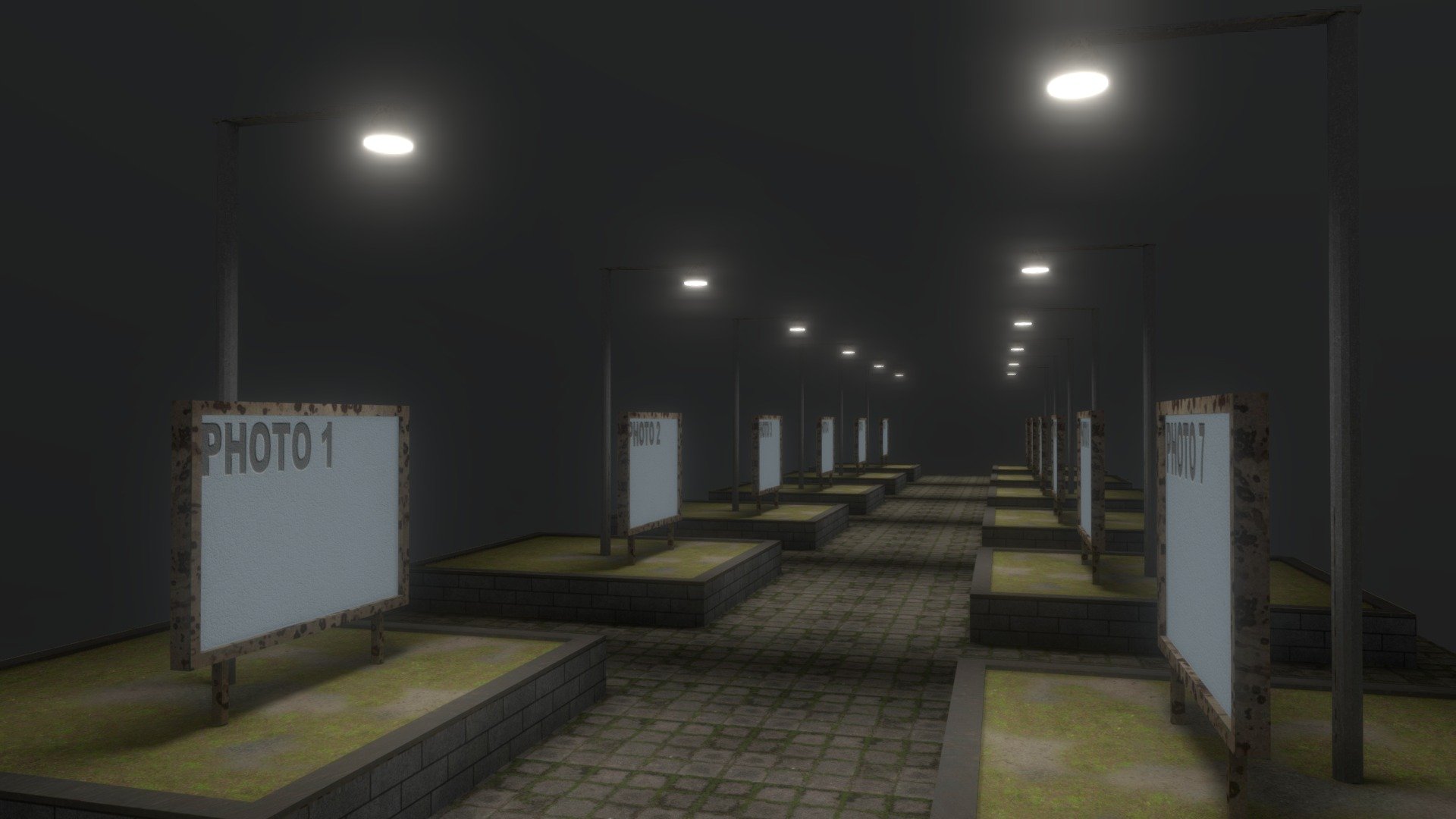 Outdoor Night Gallery - Buy Royalty Free 3D model by jimbogies [d69f808 ...