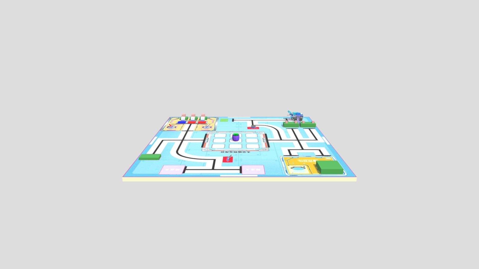 航天现实地图（小高组） - 3D model by HyperManatee3079 [d69f984] - Sketchfab