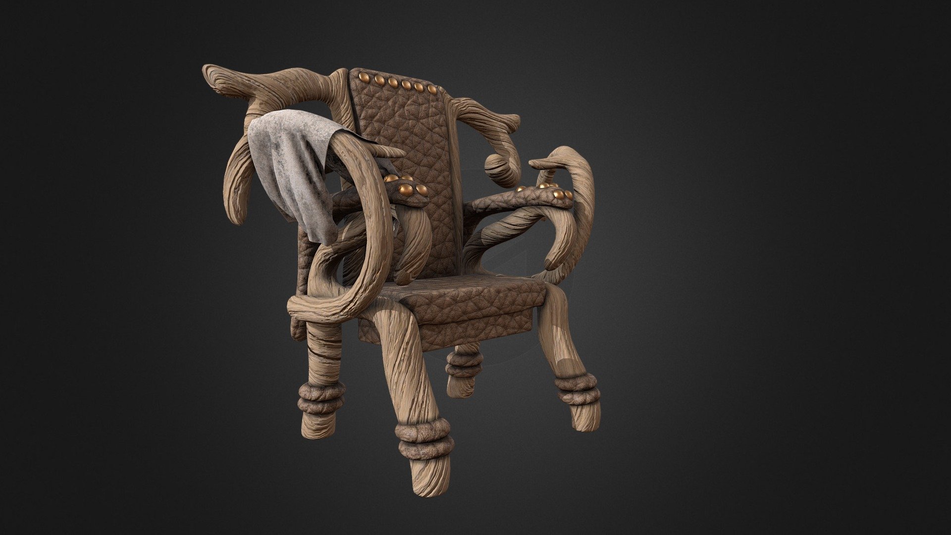 illustration of the throne - Buy Royalty Free 3D model by DEM animation ...