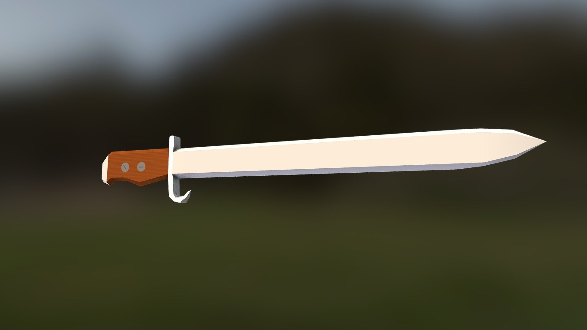 Bayonet - 3D model by BlackMalteserMan (@RQChris) [d6a08b2] - Sketchfab