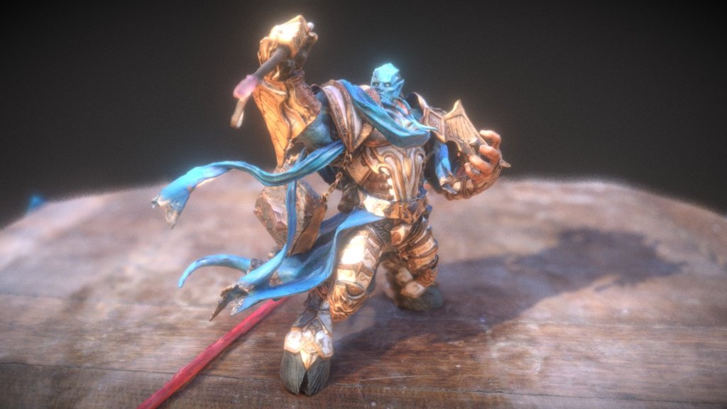 Draenei Figure - World of Warcraft - 3D model by iJenko RC (@SH4RKY ...