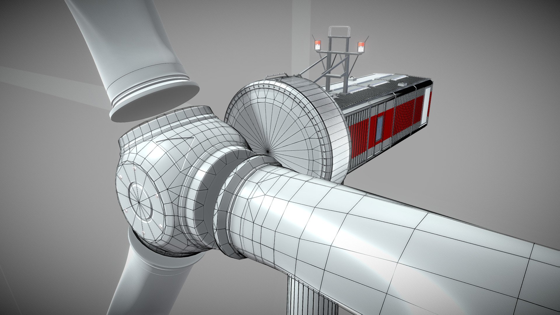 Wind Turbine 250m (WIP-5) - 3D model by VIS-All-3D (@VIS-All) [d6a3048] - Sketchfab