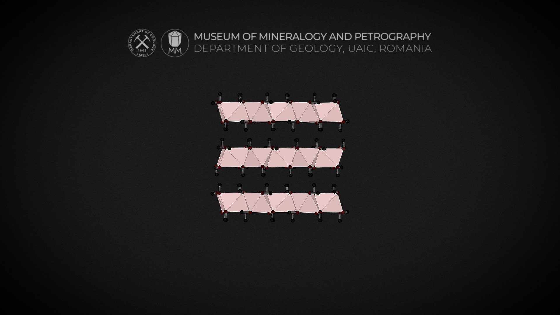 Crystal structure of Gibbsite - 3D model by Museum of Mineralogy and ...