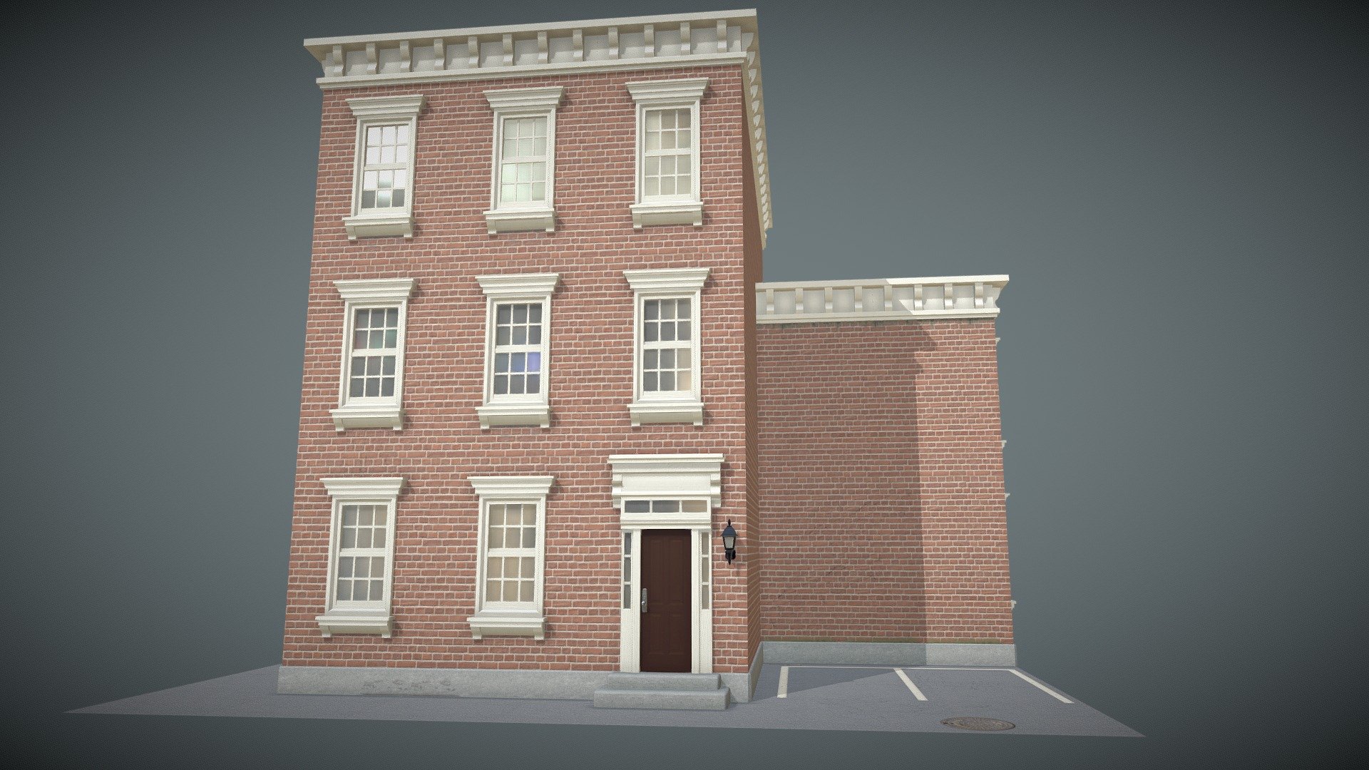Townhouse - 3D model by Carl Myhrén (@a16carmy) [d6a648f] - Sketchfab