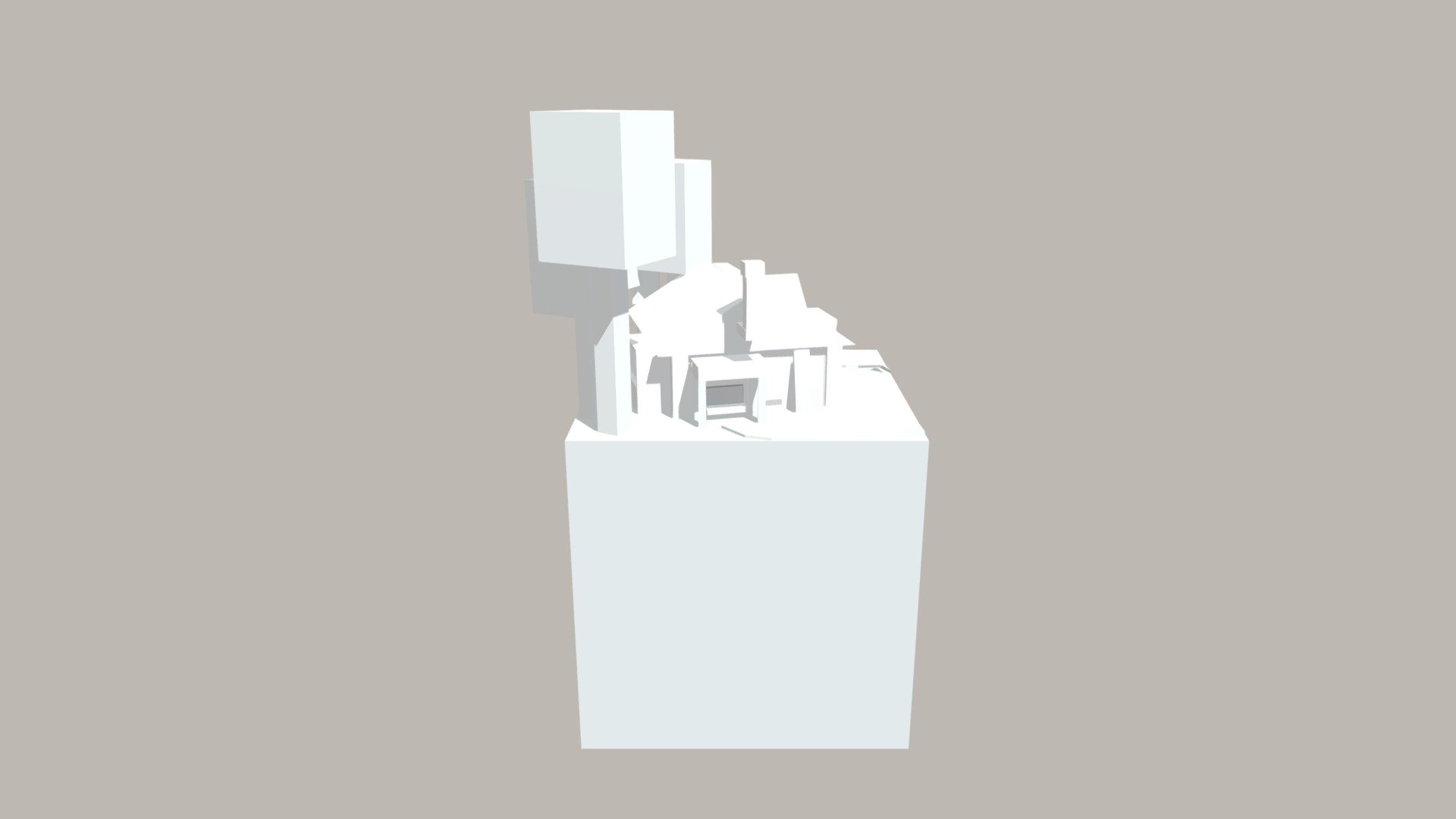 Blockout - 3D model by SilkevanDijk [d6a6b8e] - Sketchfab