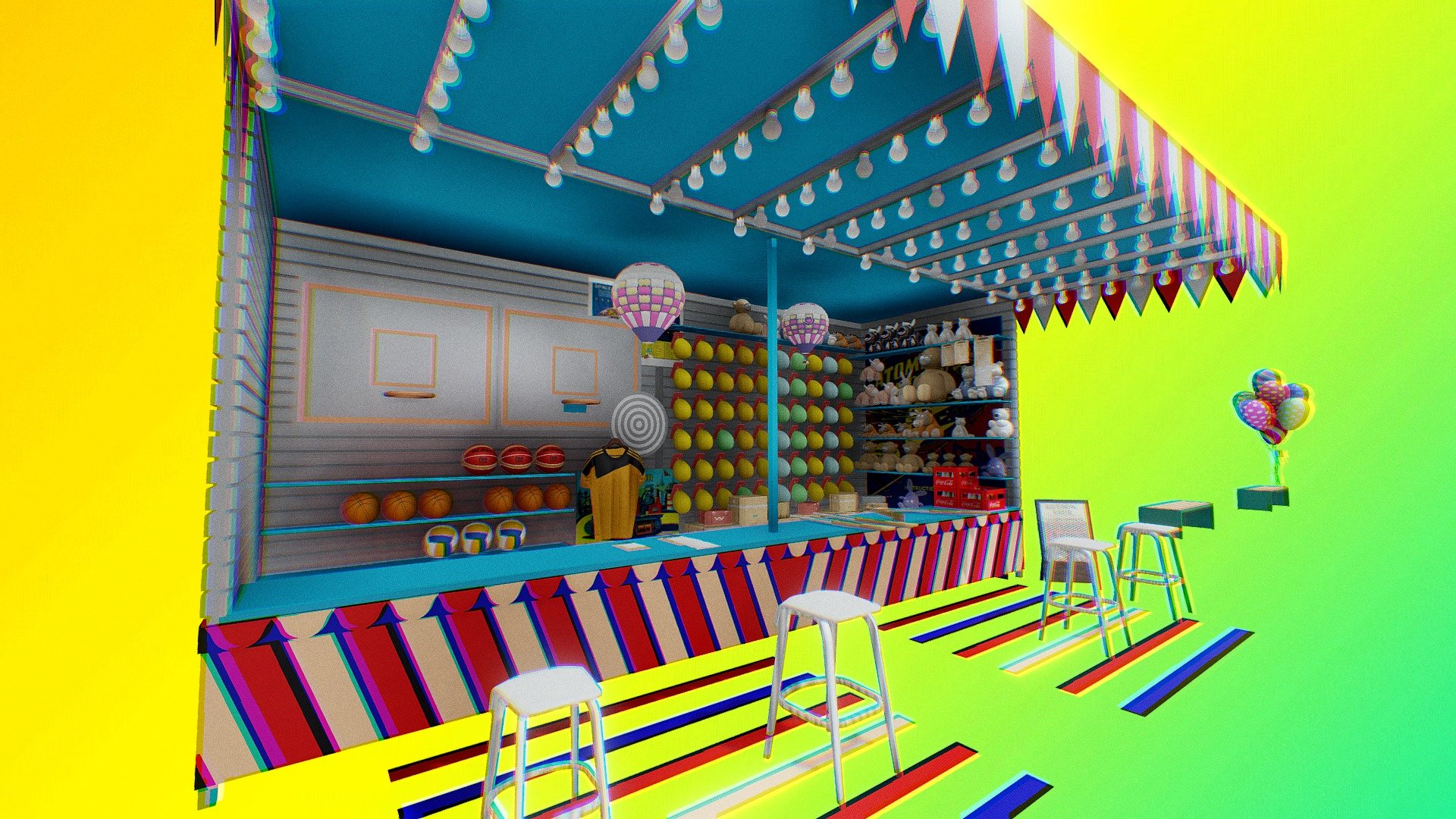 The Amusement Park - Buy Royalty Free 3D model by okotaru (@loaferspore ...