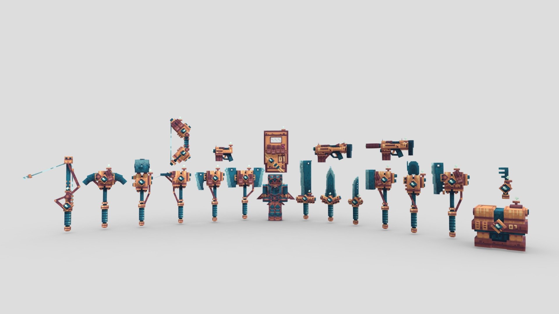 Spirits Awakening Animated Weapon Set - Buy Royalty Free 3D model by EliteCreatures [d6a93a2 ...